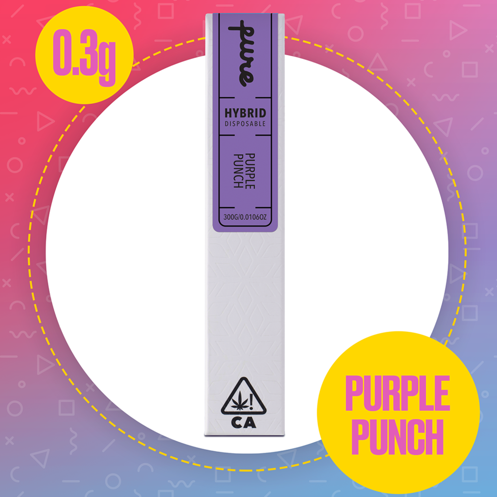 Pure Vape: Pure Disposable - Purple Punch | Leafly