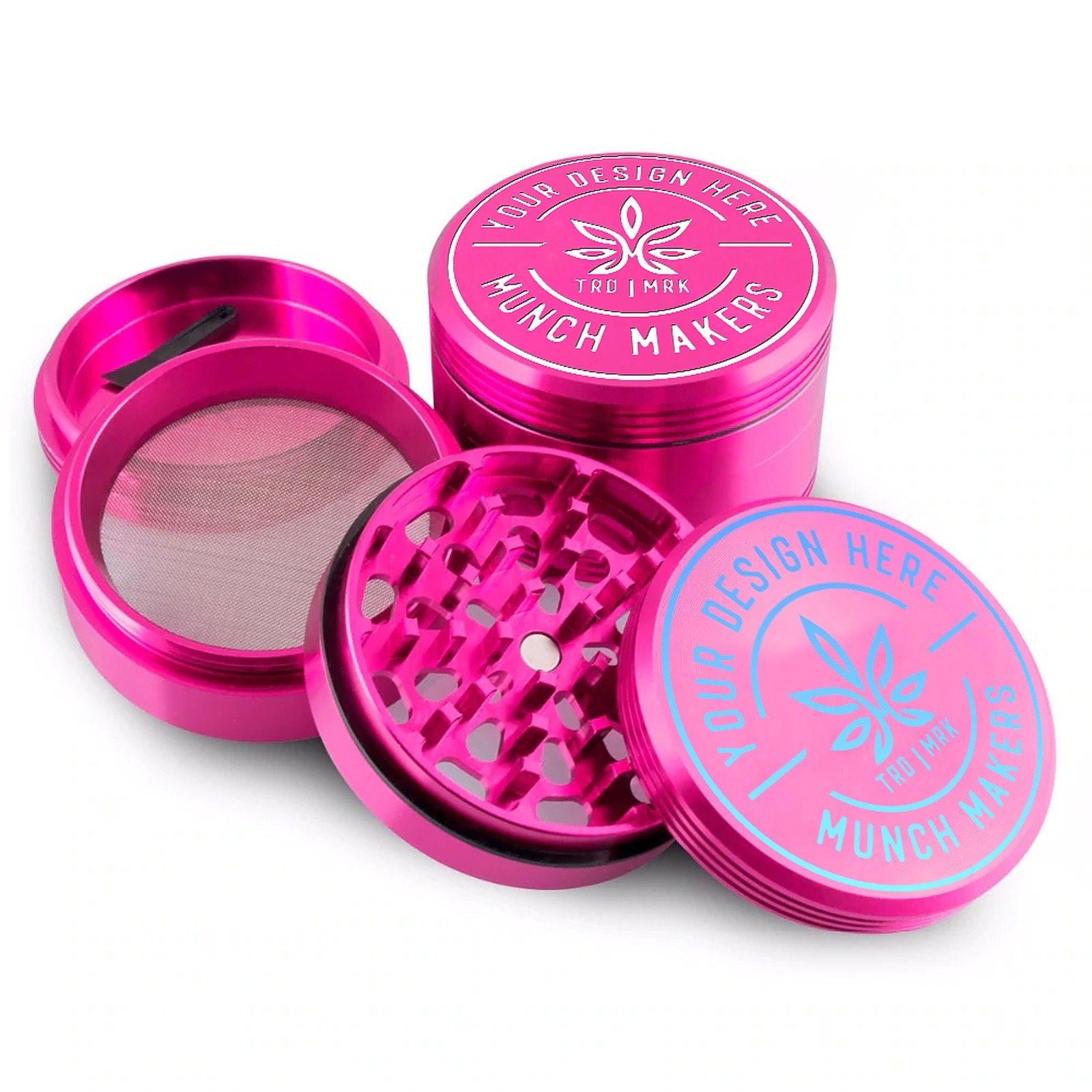 Munchmakers - Premium Custom Grinders: Chisel Edged Grinder | Leafly