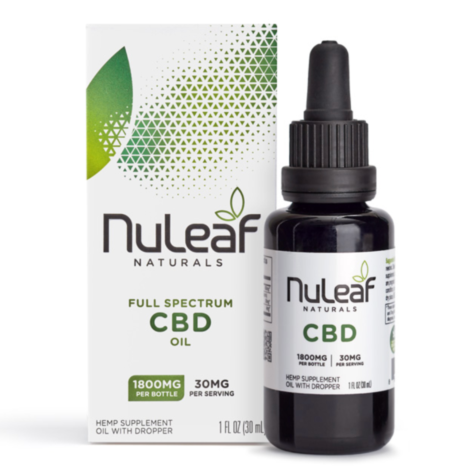 NuLeaf Naturals: Organic Full Spectrum Hemp CBD Oil - 300-6000mg | Leafly