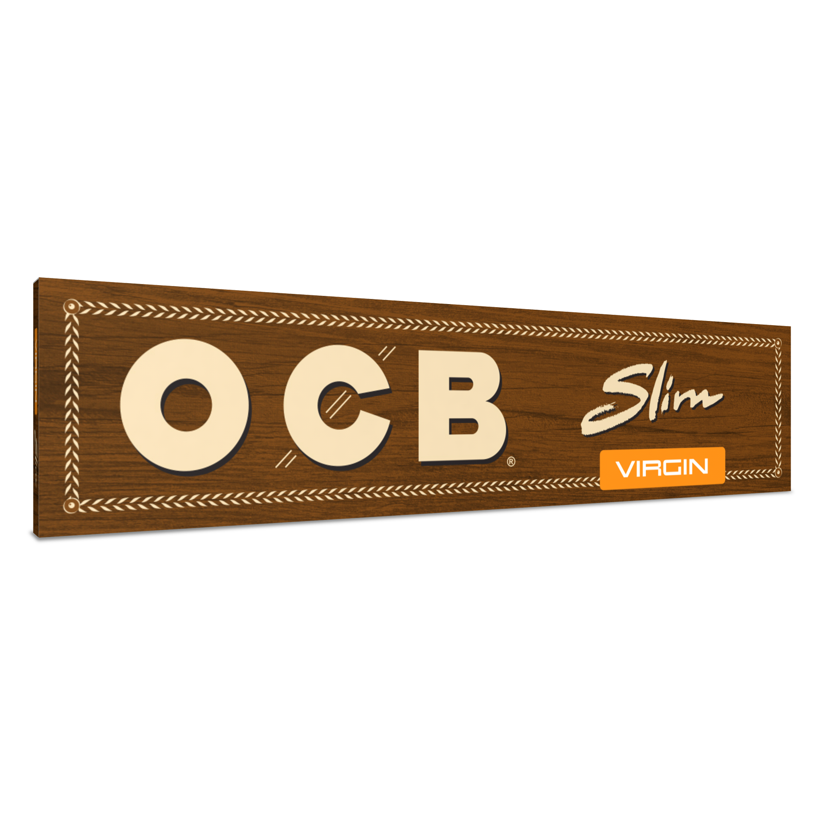 OCB Cones & Rolling Papers: OCB Virgin Unbleached Paper - Slim Size ...