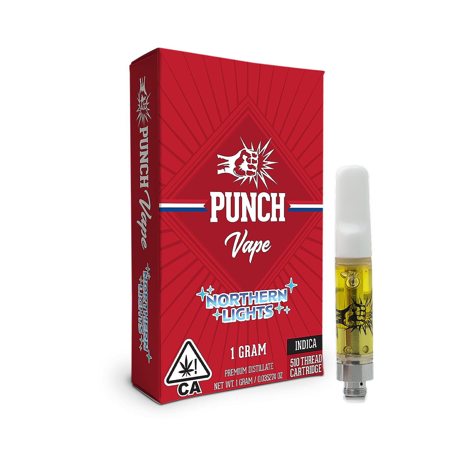 Punch Edibles: Northern Lights Punch Distillate Vape 1g | Leafly