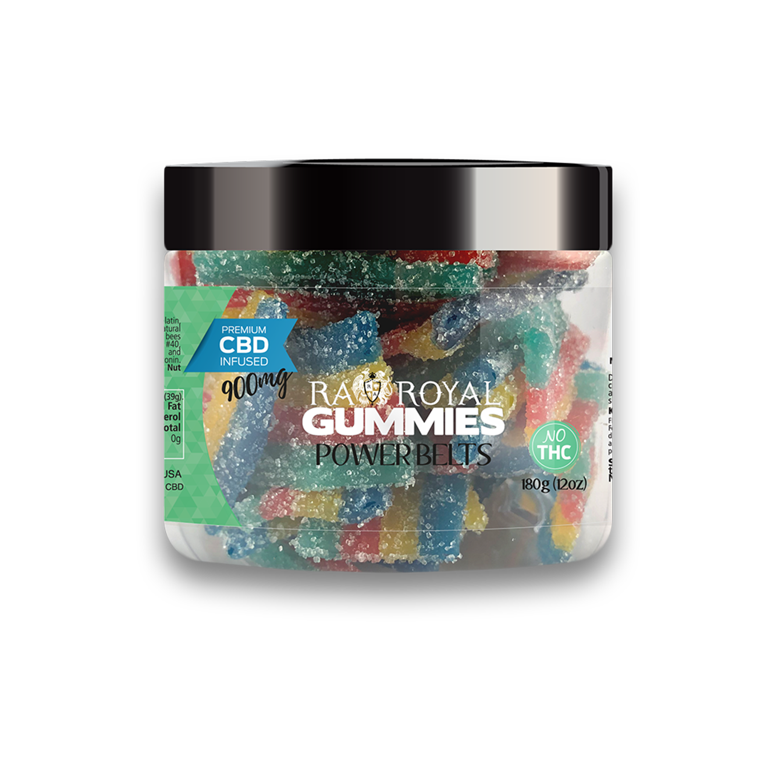 RA Royal: R.A. Royal Gummies: CBD Power Belt Gummy Jar (900 MG) | Leafly
