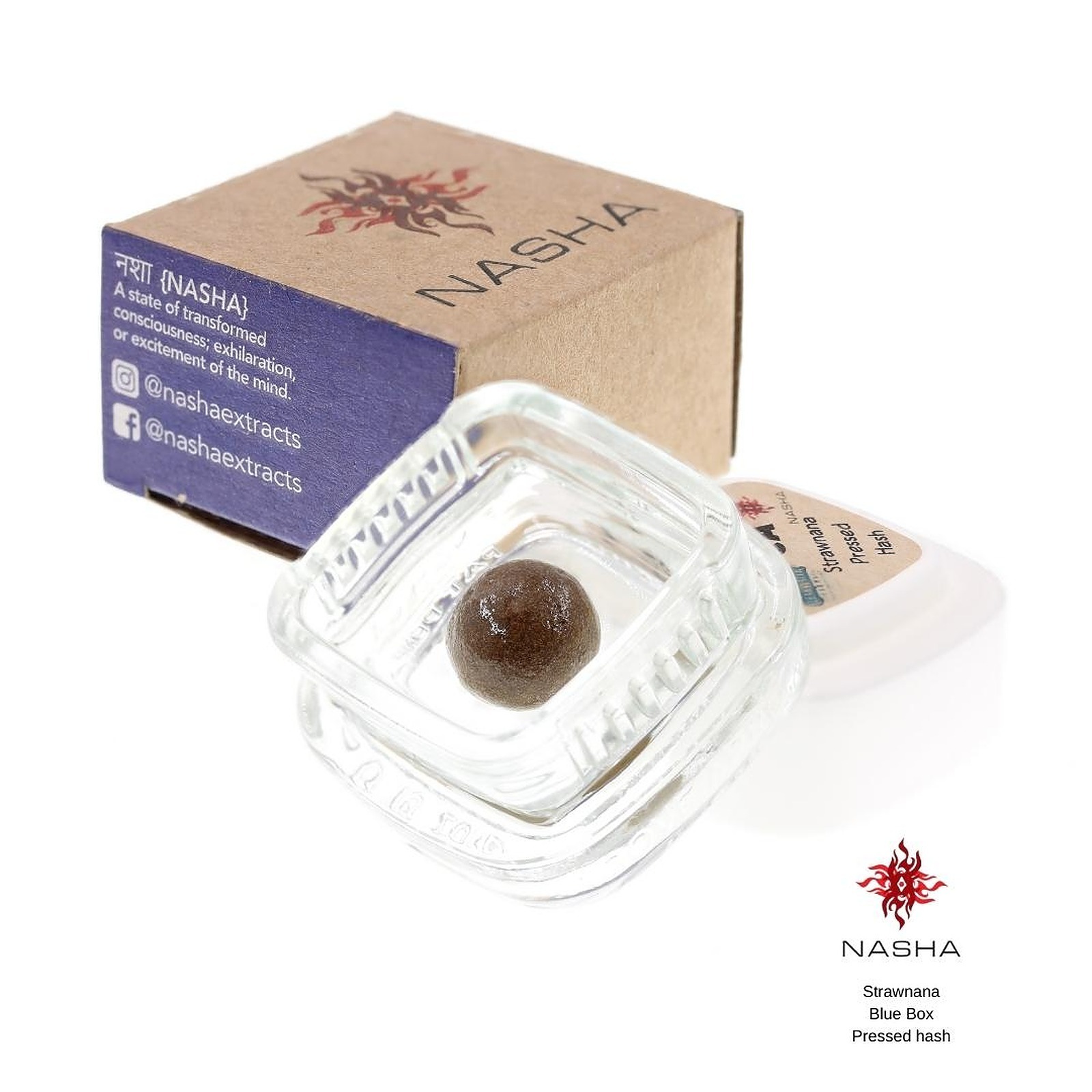 NASHA: Strawnana Blue Pressed Hash (Clear Water Farms) | Leafly