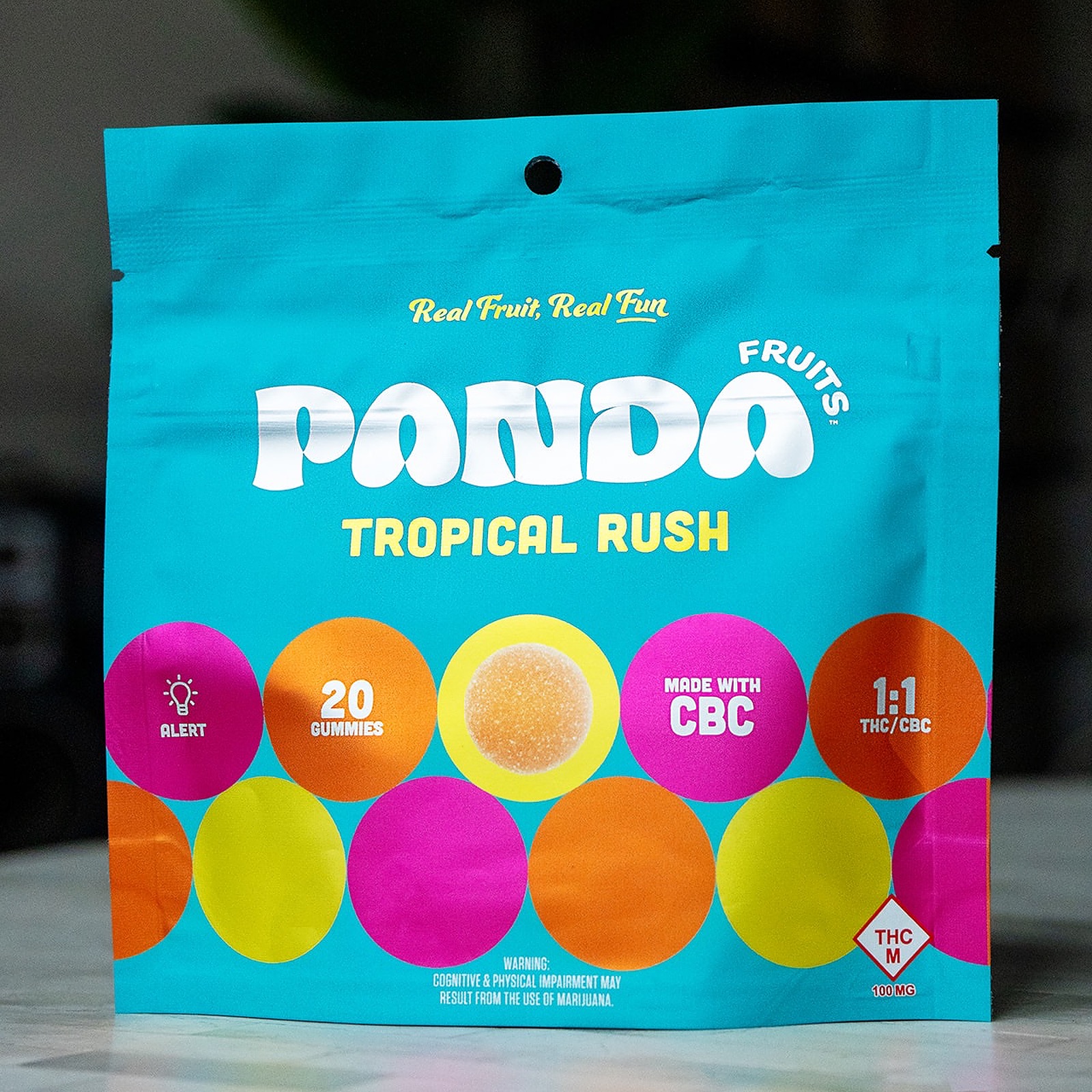 Nuthera: Panda Fruits Tropical Rush 1:1 THC:CBC 100mg | Leafly