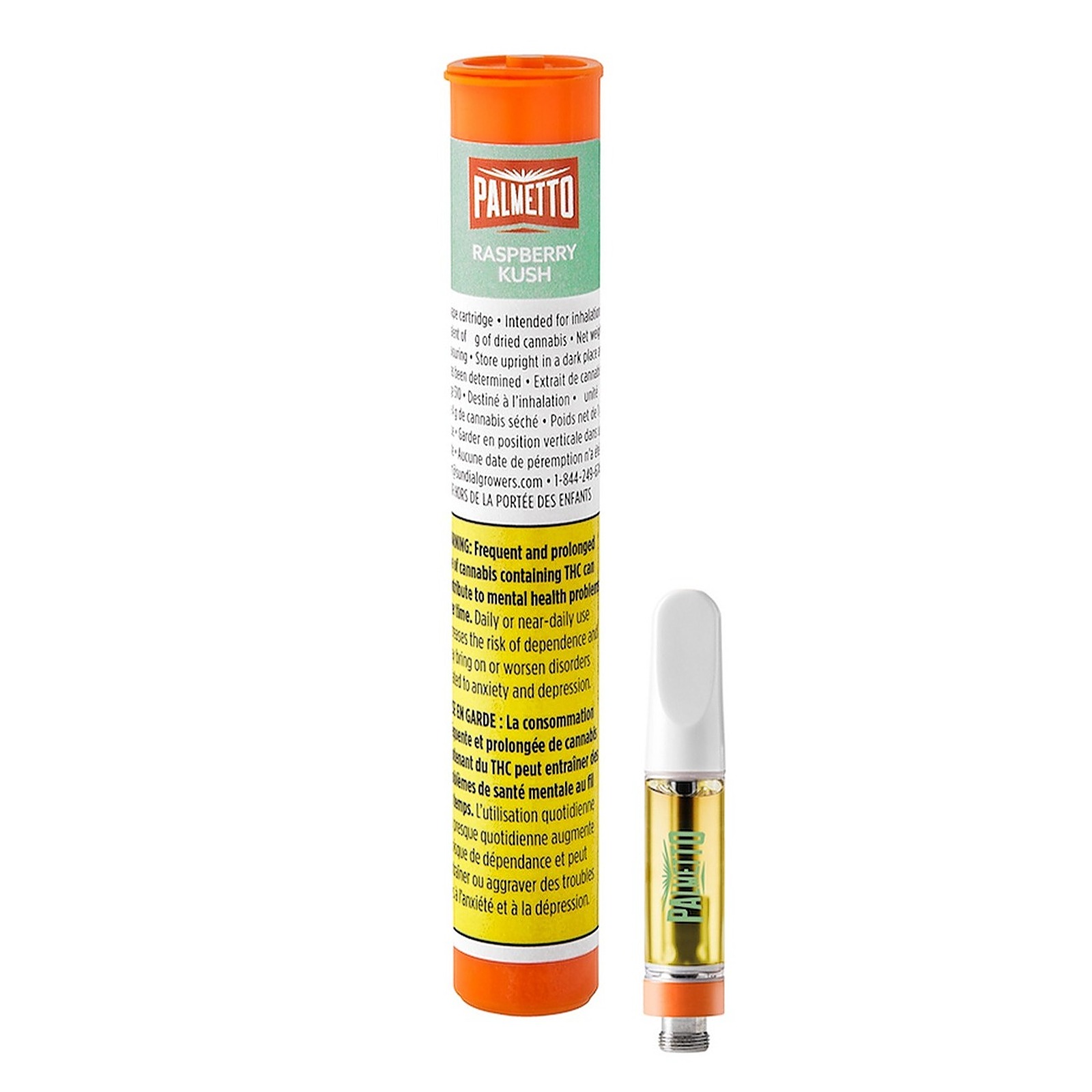 Palmetto Cannabis: Raspberry Kush Distillate Vape 1 g | Leafly