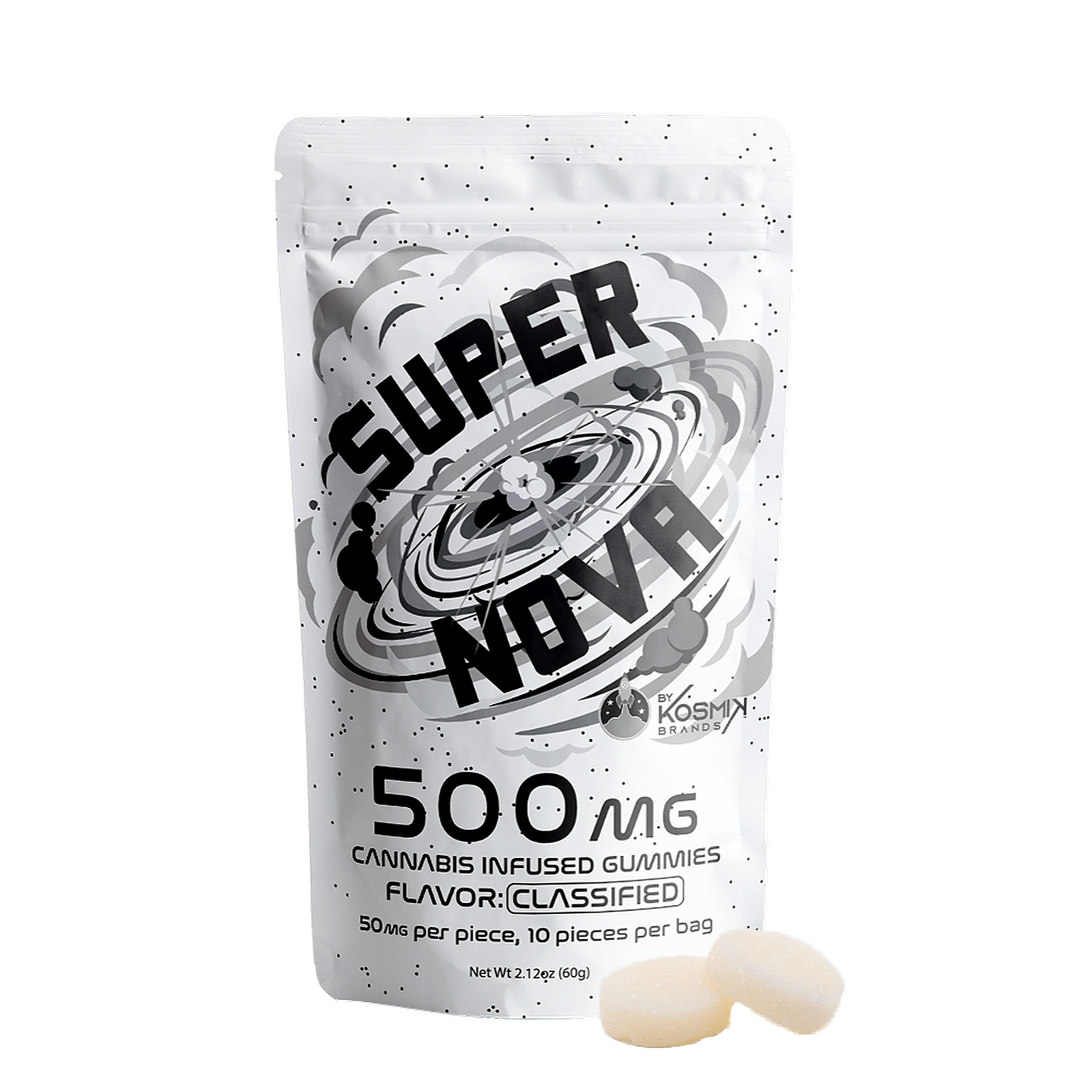 Kosmik Brands: Supernova Original 500mg 10-pack | GUMMIES | Leafly