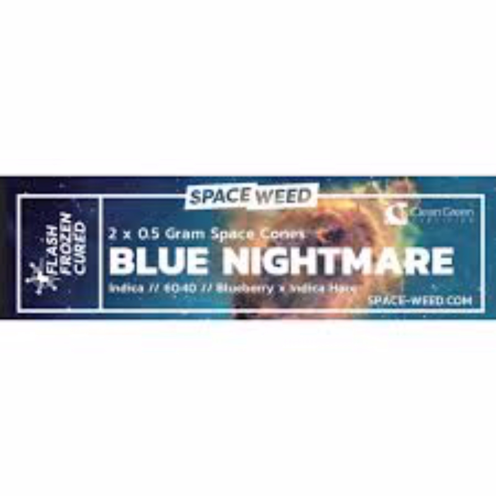 Space Weed by CannaGenesis: Blue Nightmare Space Cones | Flash Frozen ...