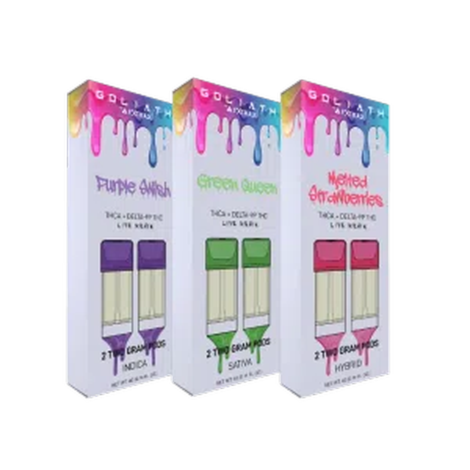 Delta Extrax: Goliath Collection | THCa + Delta-9p 2G Pods Duo | Leafly