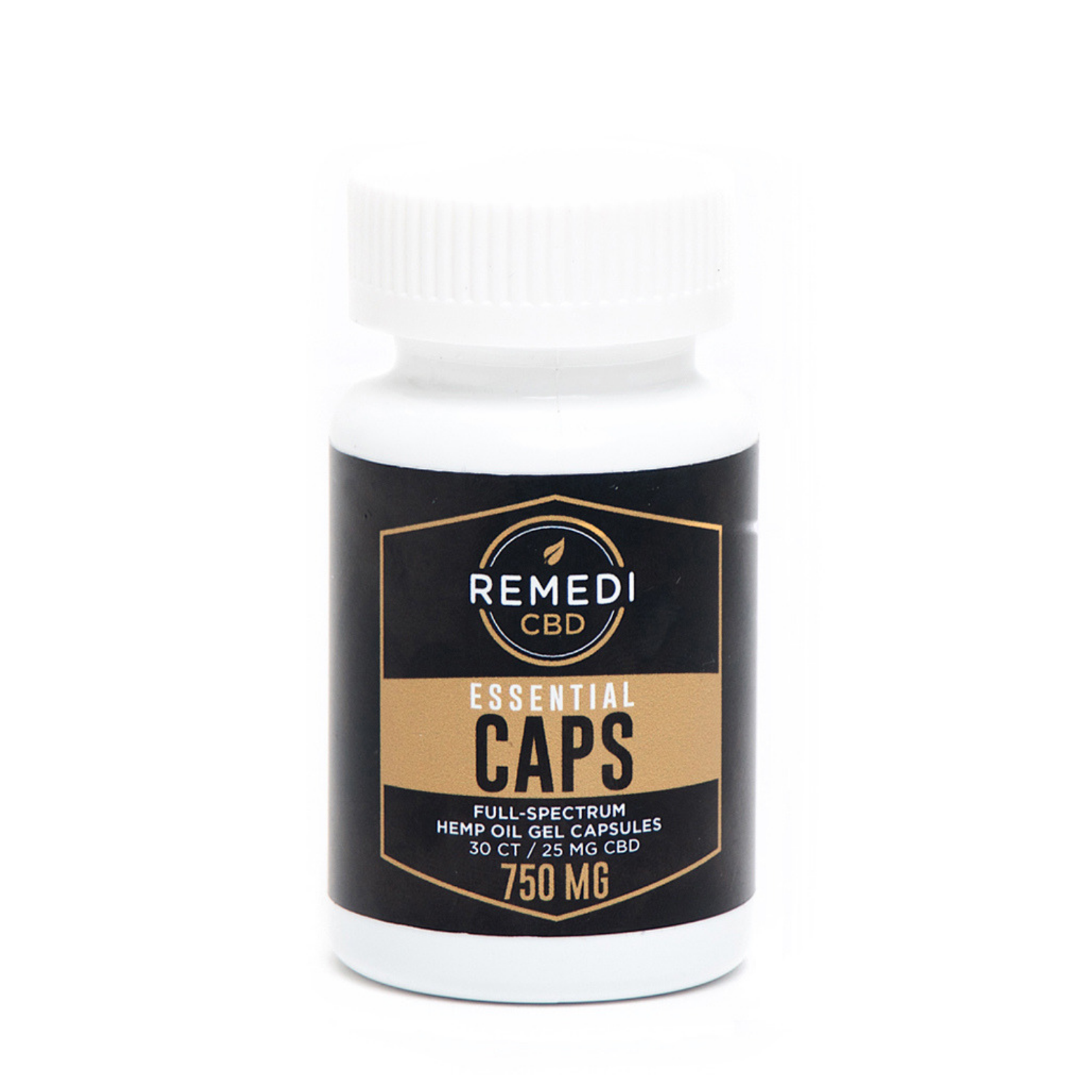 Remedi Plus: Remedi CBD Essential Full-Spectrum Capsules - 750mg | Leafly