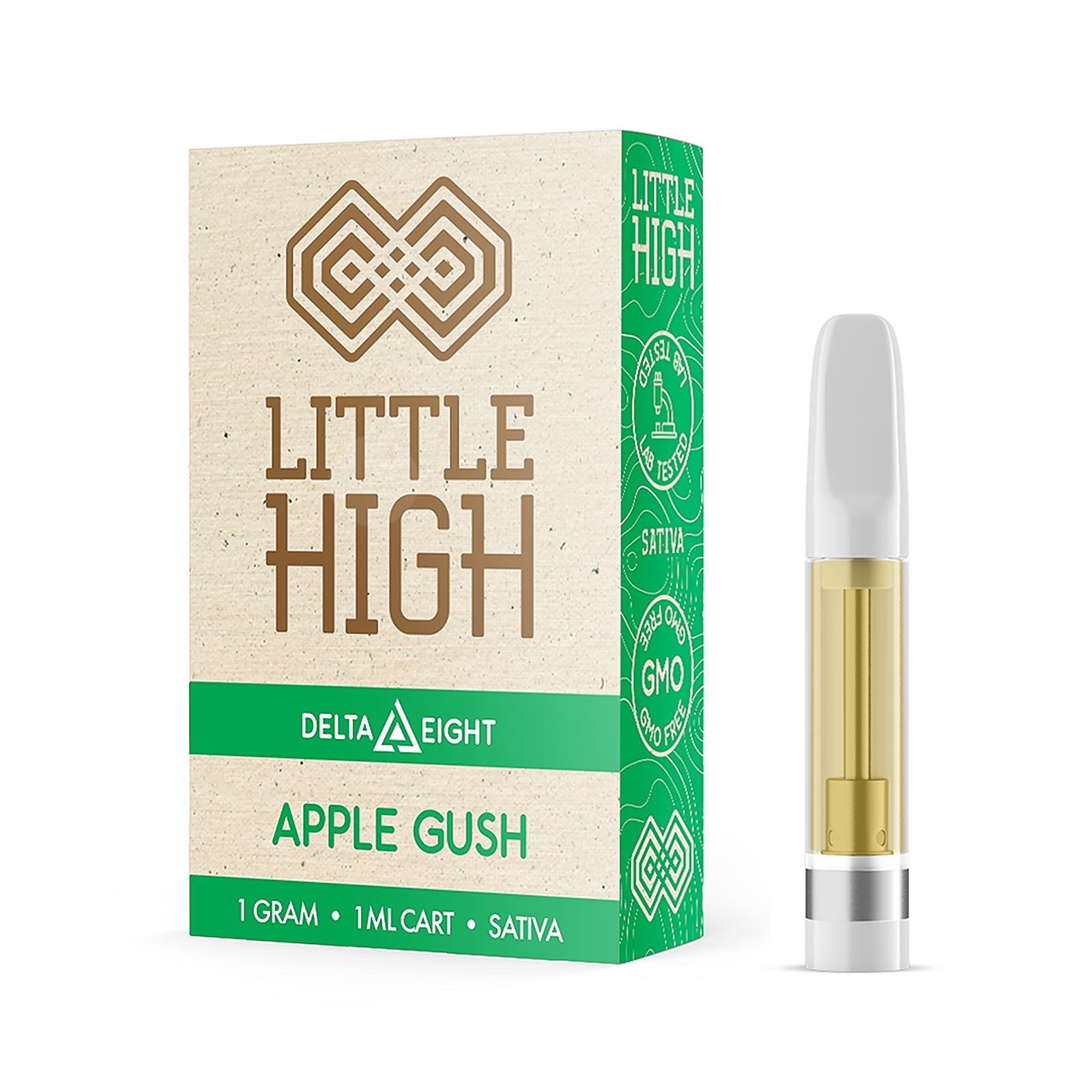 Little High: Little High - Delta-8 Sativa - Apple Gush - 1 Gram Cart ...