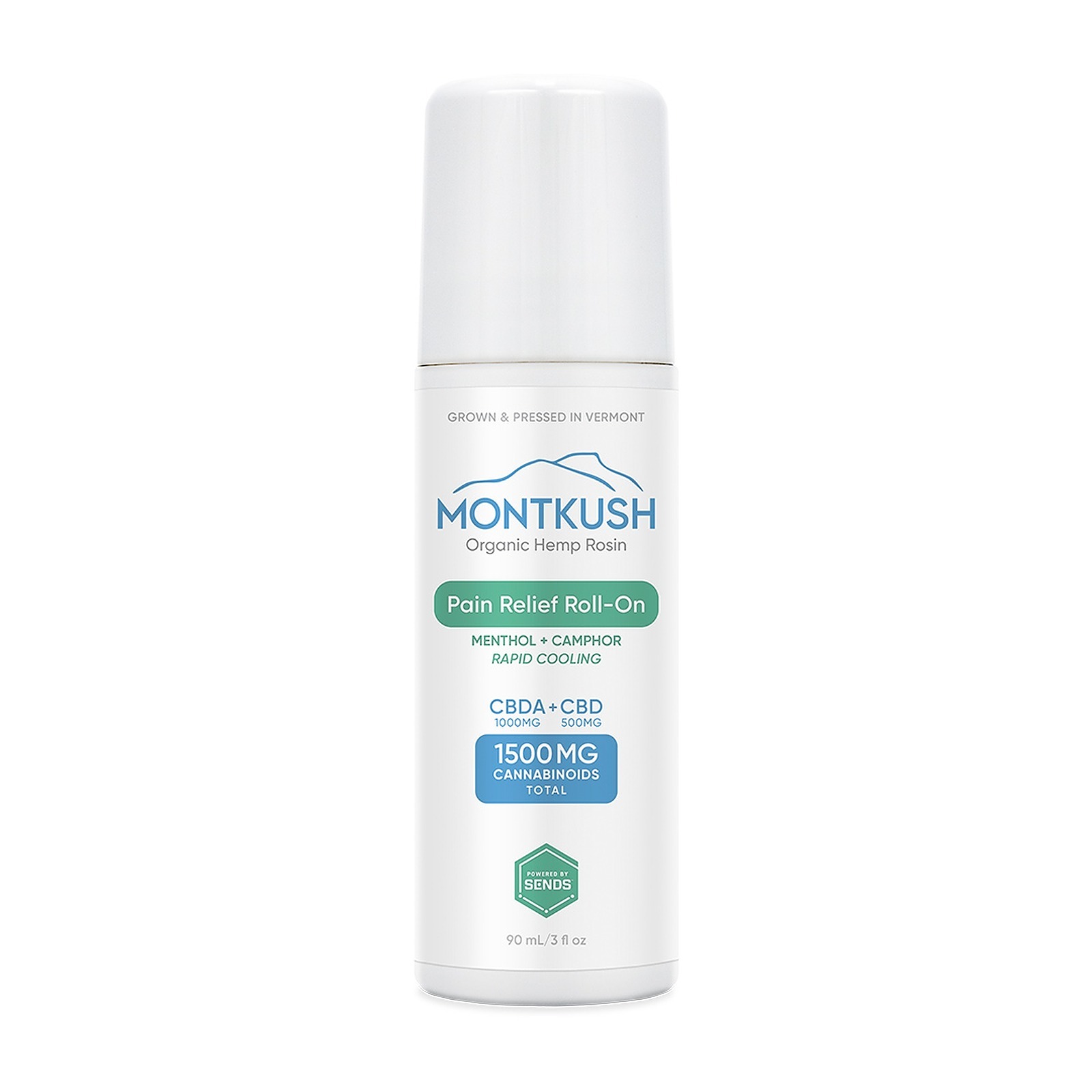 MONTKUSH: Full Spectrum CBDA Pain Relief Roll-On - 1500mg - 90mL / 3 fl ...