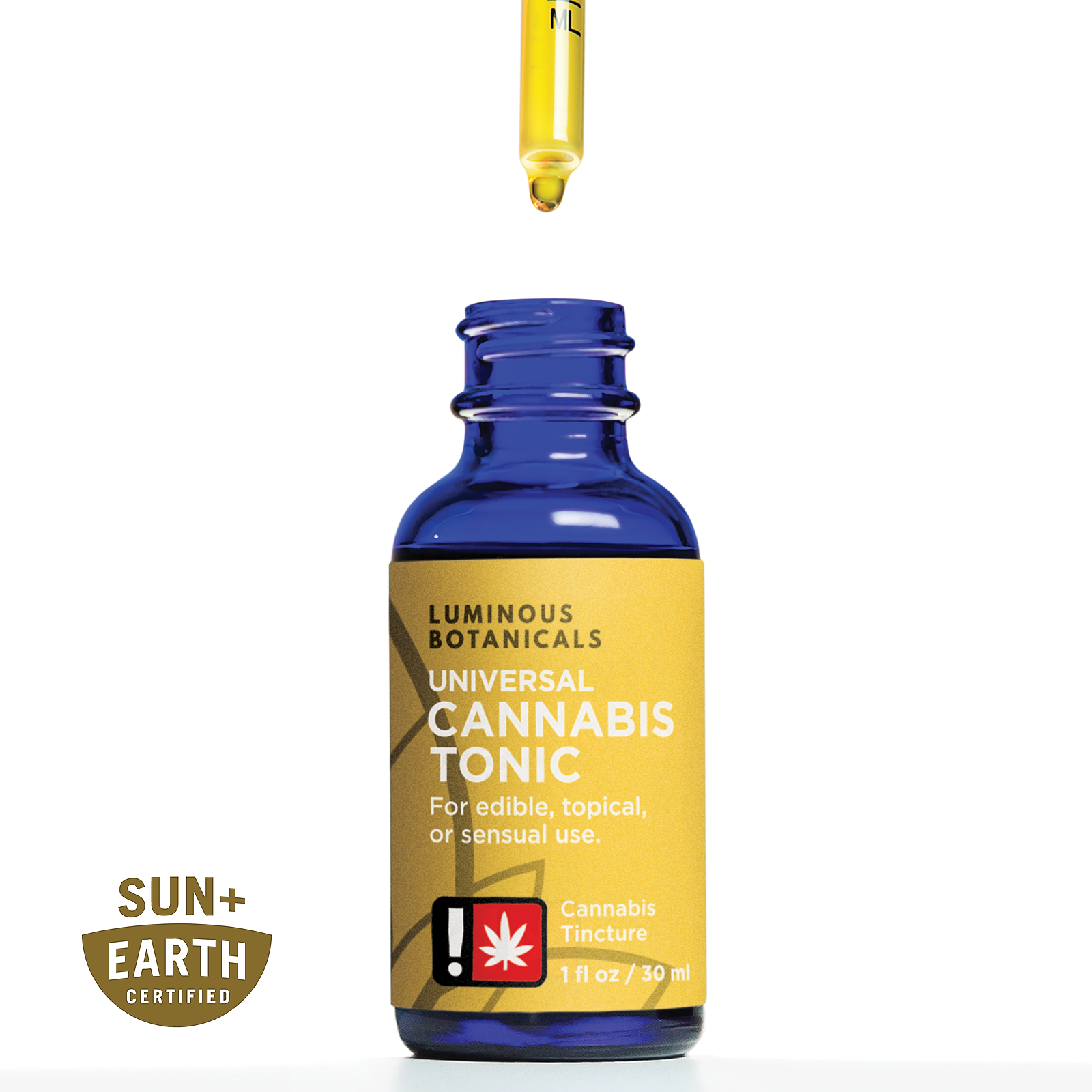 Luminous Botanicals: Universal Cannabis Tonic - Earth Blend (High CBD ...