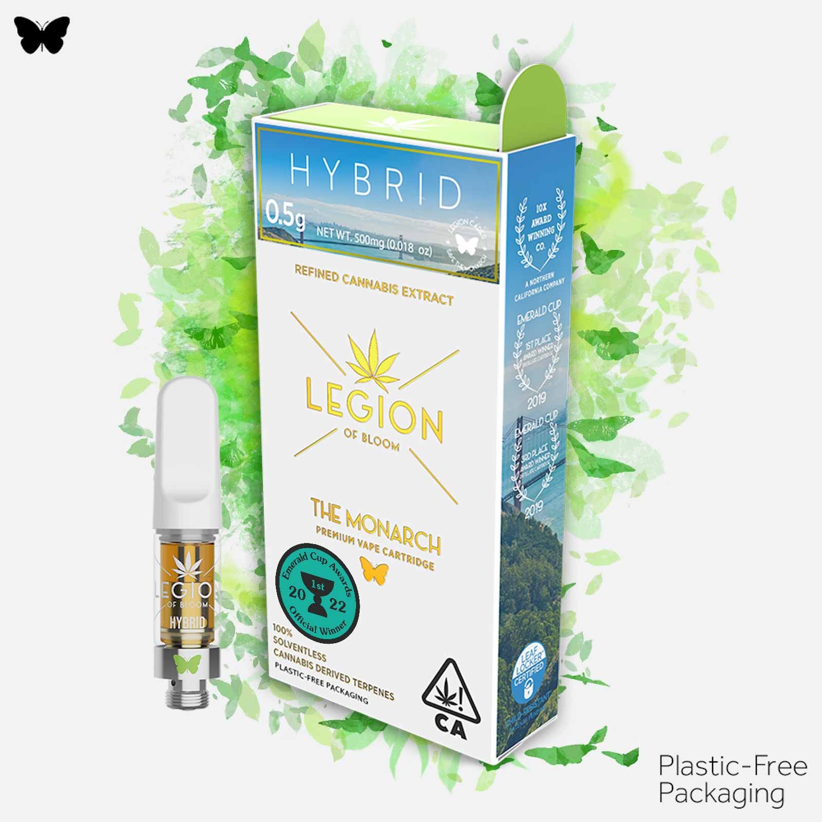 Legion of Bloom: Monarch | Kush Mintz .5 Gram Cartridge | Leafly