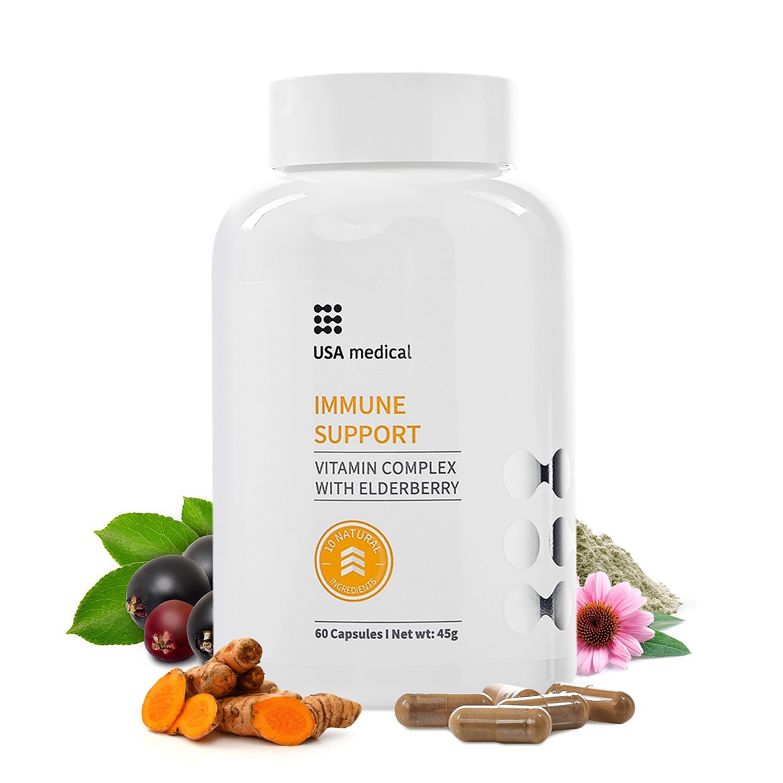 USA Medical: Immune Support | Natural Immune Defense Vitamin | Leafly