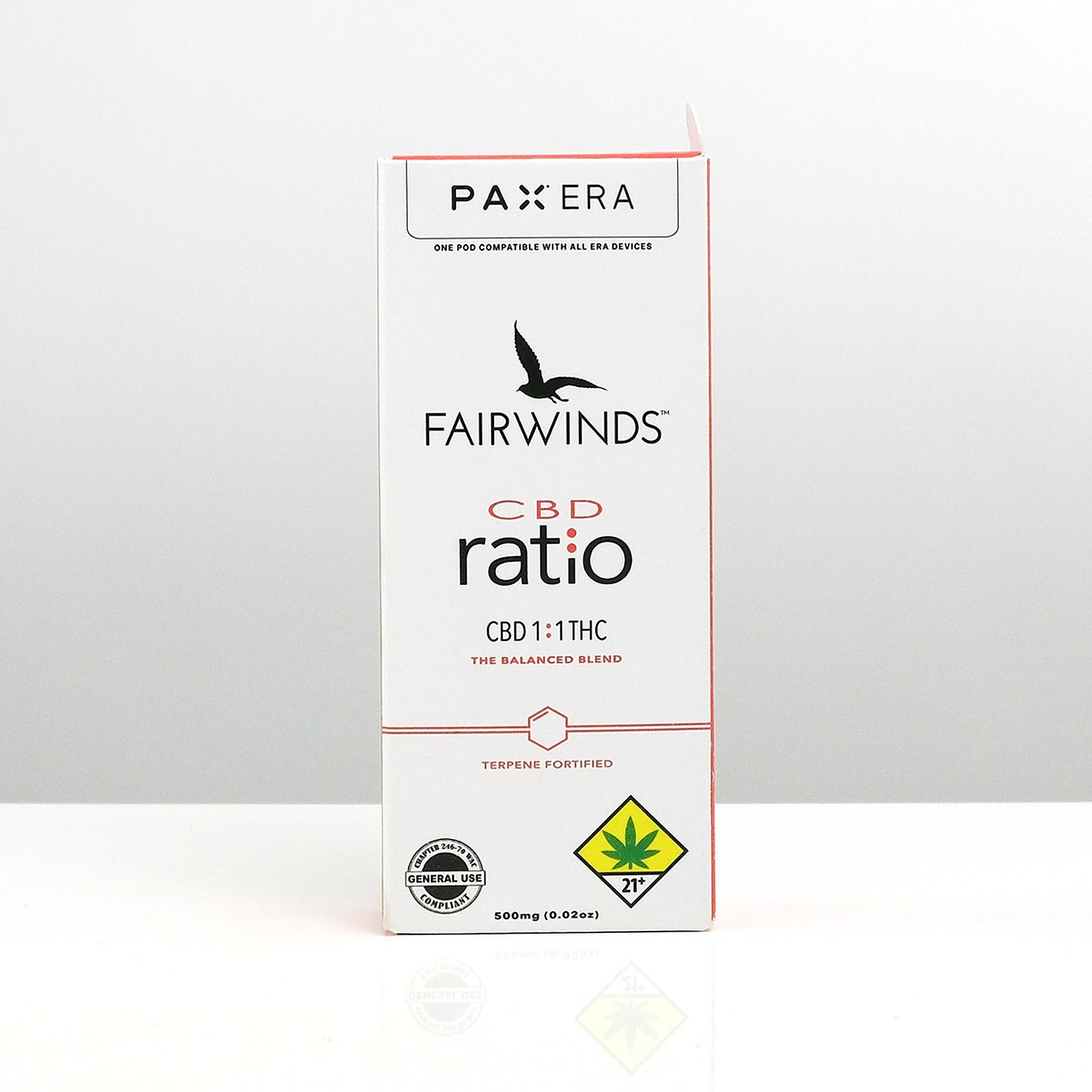 Fairwinds Manufacturing: 1:1 CBD Ratio Series PAX Pod 0.5g | Leafly
