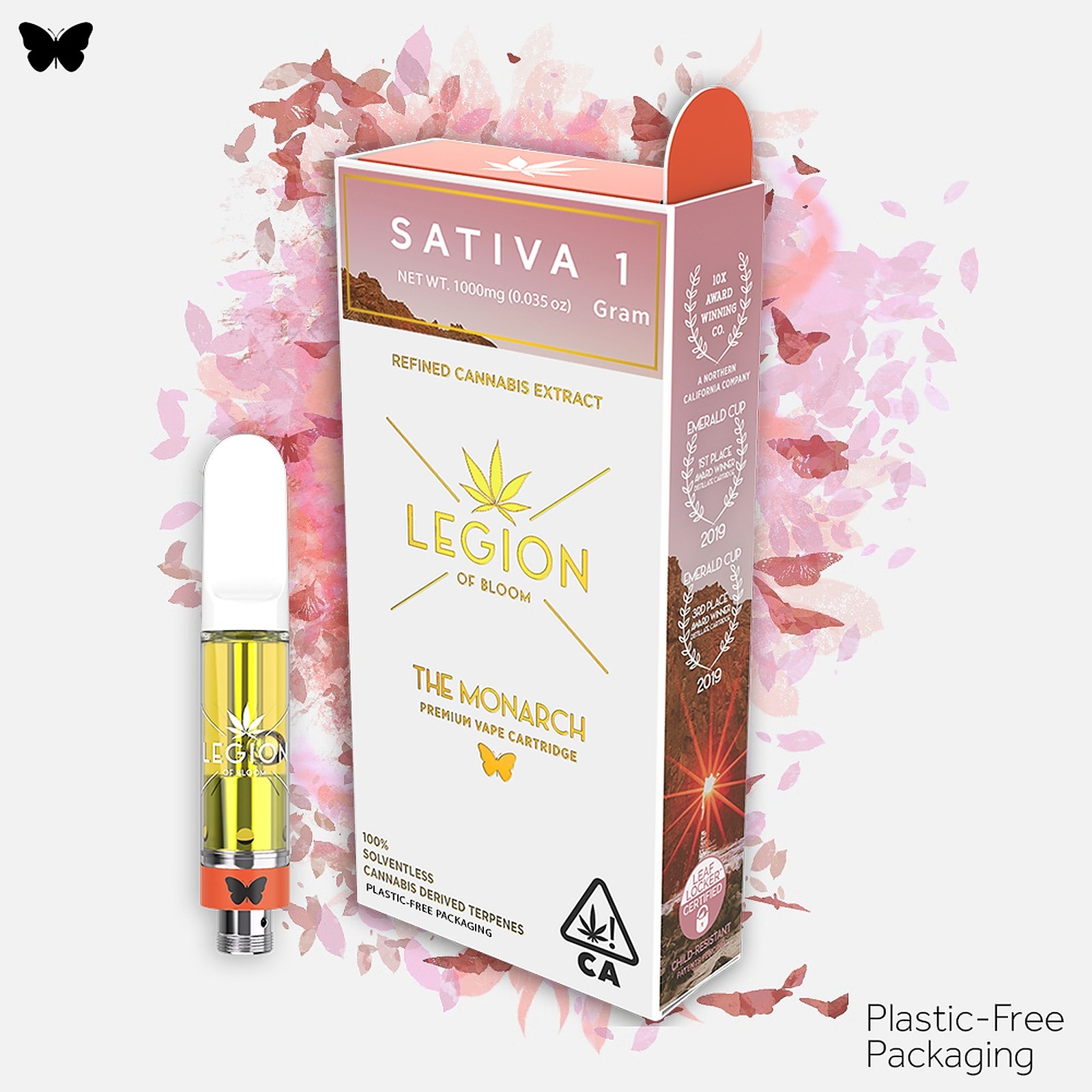 Legion of Bloom: Monarch | Blue Dream 1 Gram Cartridge | Leafly