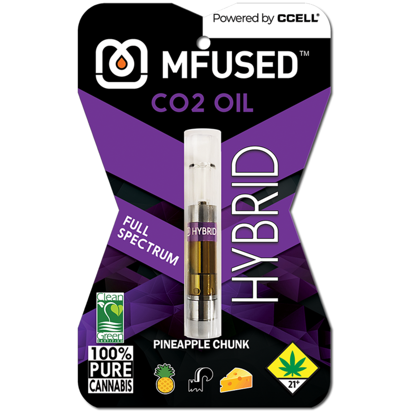 MFUSED: Pineapple Chunk - Full Spectrum Co2 Cartridge | Leafly