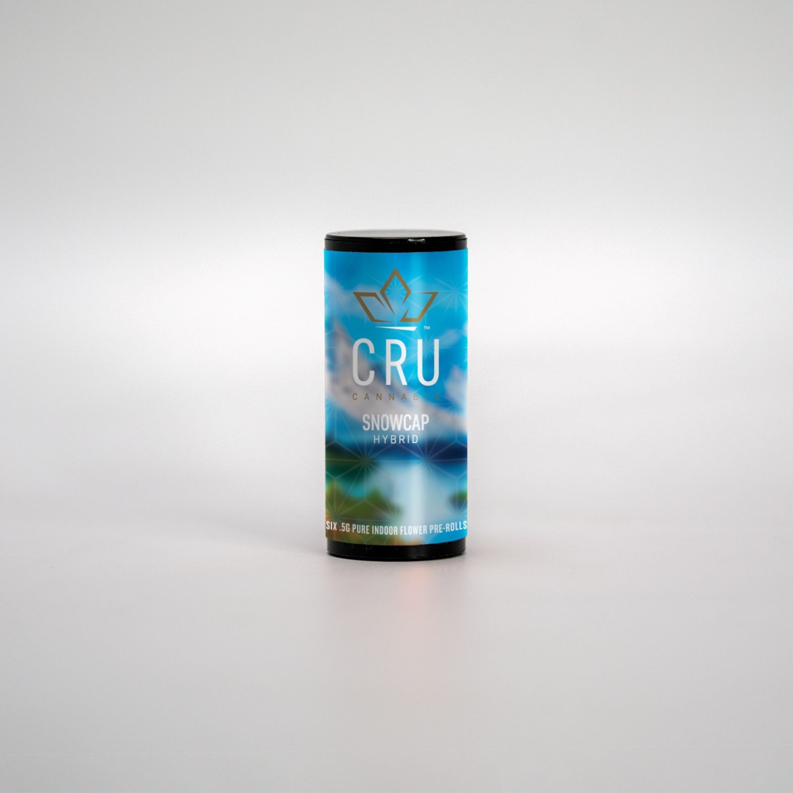 CRU Cannabis: Snowcap (0.5G Hybrid Pre-Roll 6 pack) | Leafly