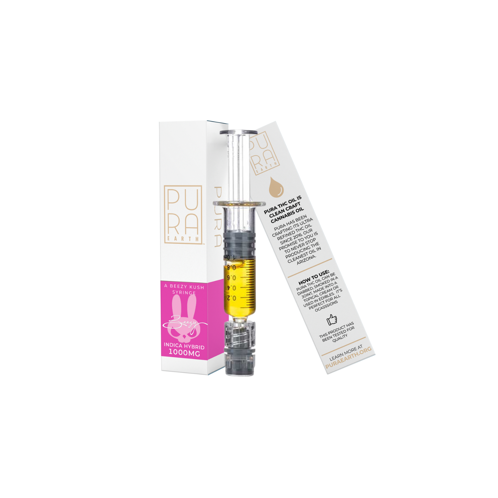 PURA Concentrates: 1g THC Syringe | Beezy Kush | Leafly