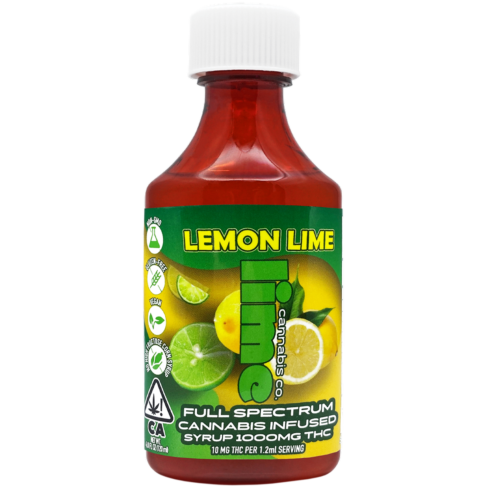 Lime: 1000mg Live Resin THC Syrup Tincture | Lemon Lime | Leafly