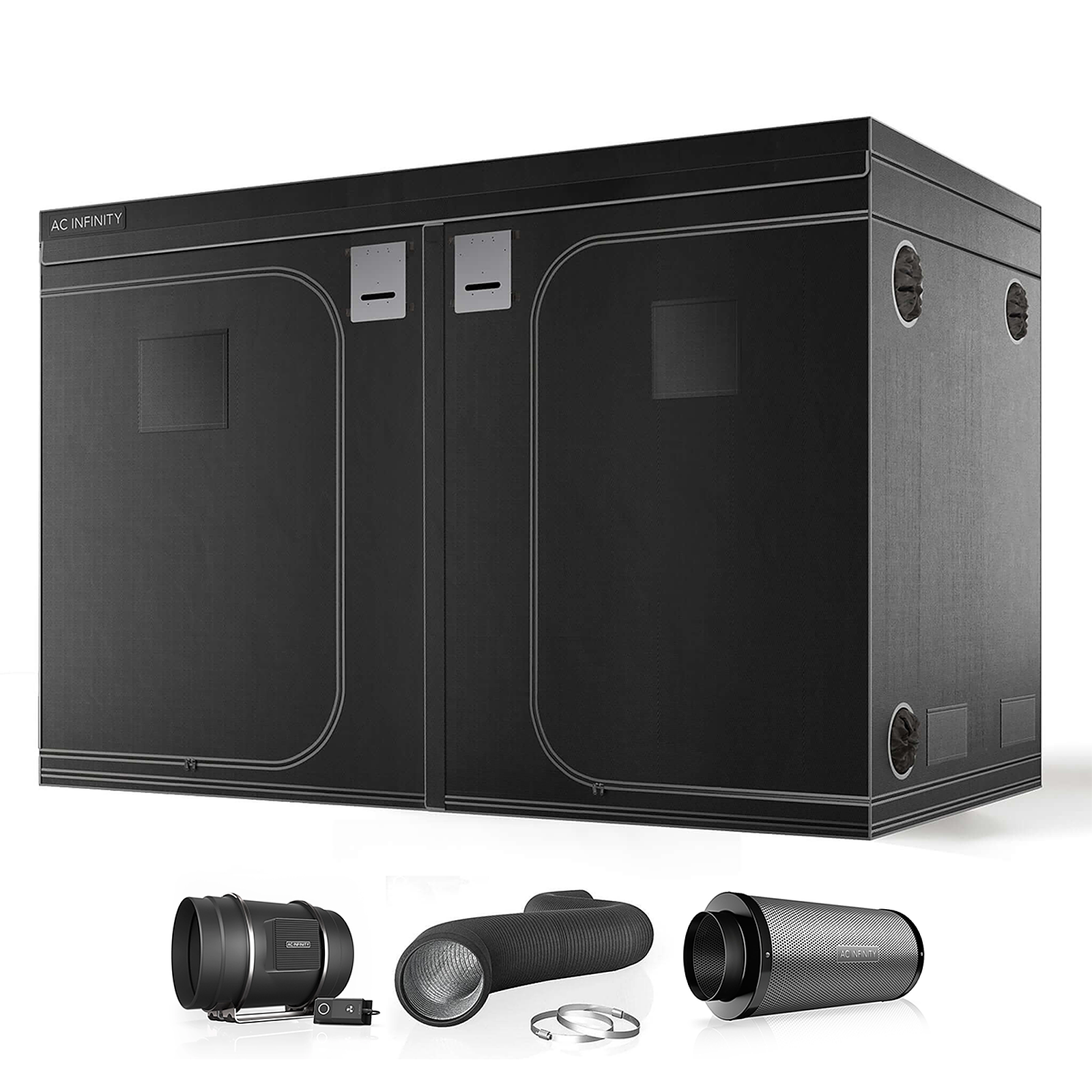 Happy Hydro: AC Infinity Tent & Ventilation Kit | 10’ x 10’ | Leafly