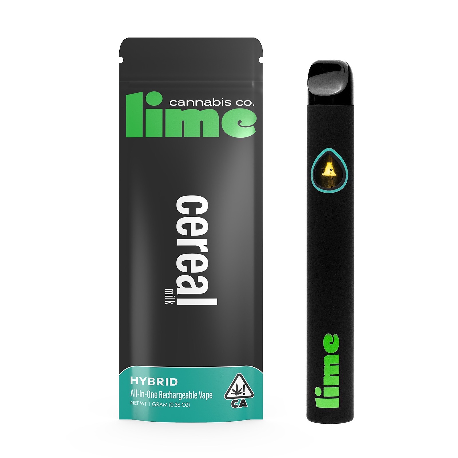 Lime: Hybrid (1g Premium All-In-One Vape) | Cereal Milk | Leafly