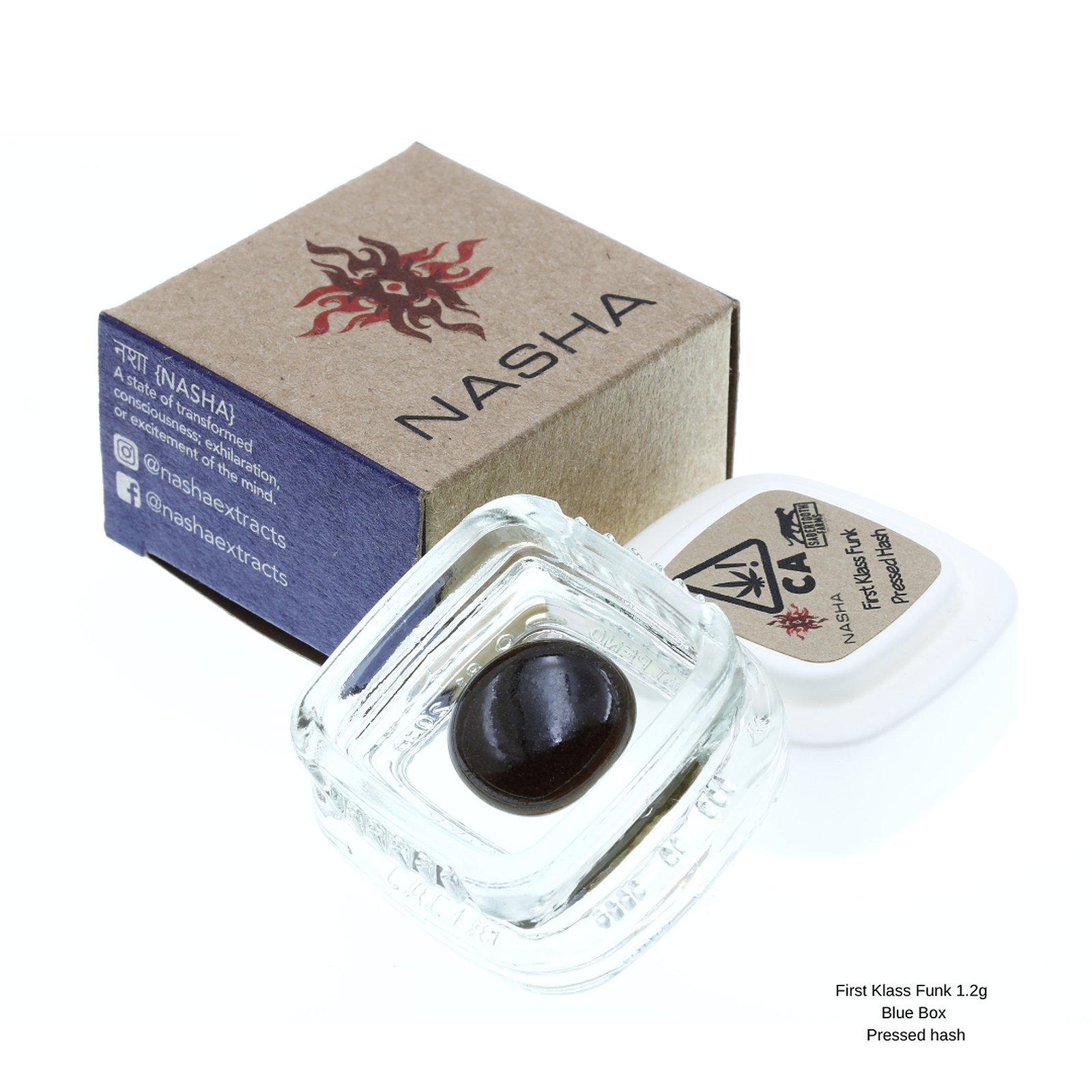 NASHA: First Klass Funk 1.2g Blue Pressed Hash (Sabertooth) | Leafly