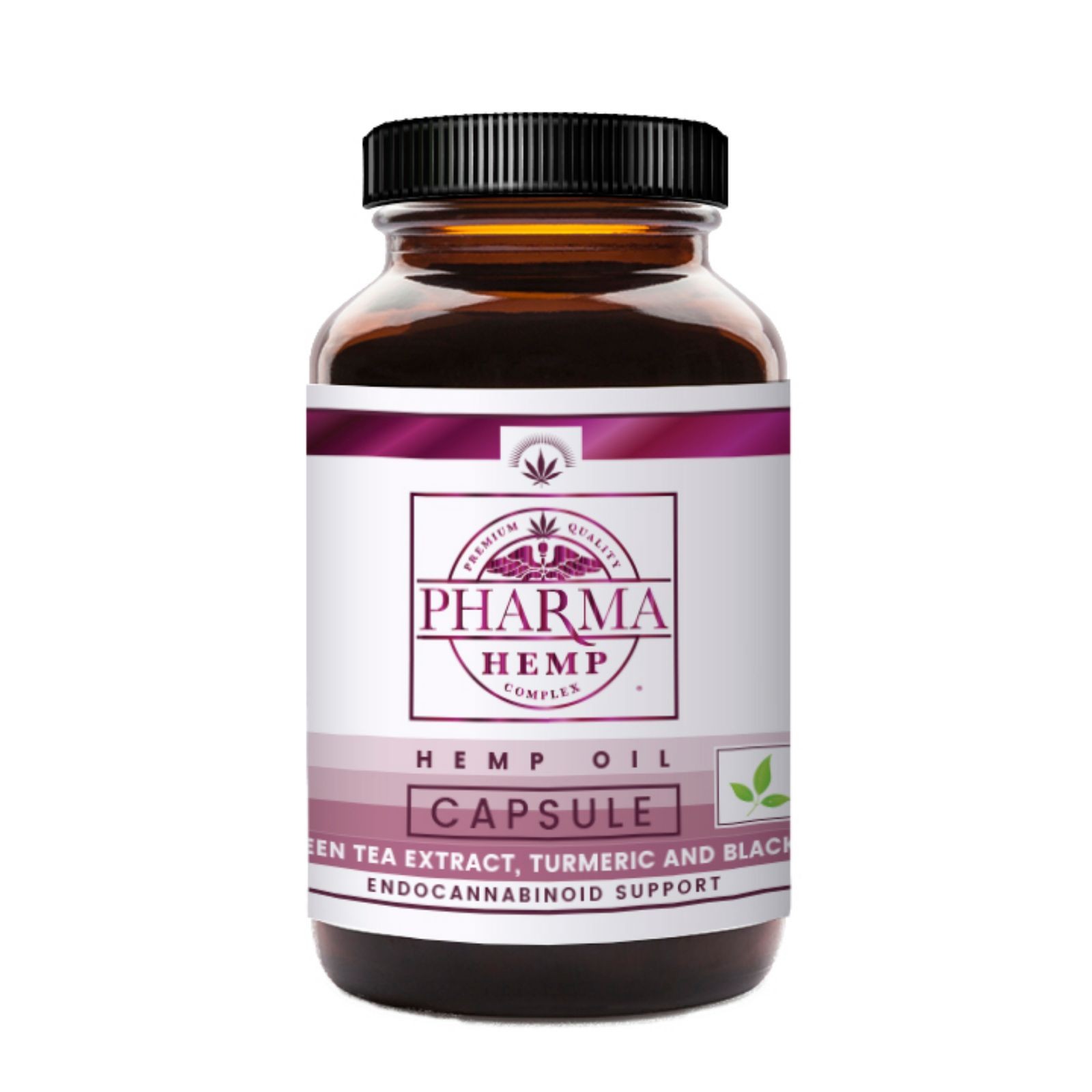 Pharma Hemp Complex: CBD Oil Infused Turmeric Capsules 15mg/60ct | Leafly