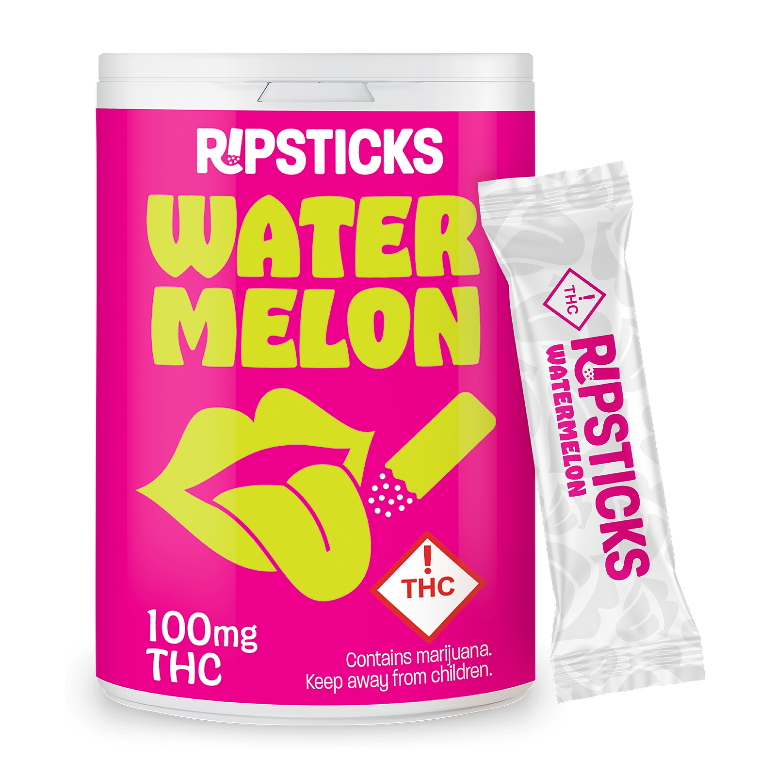 Ripple: Ripple — Watermelon Ripsticks 100mg | Leafly