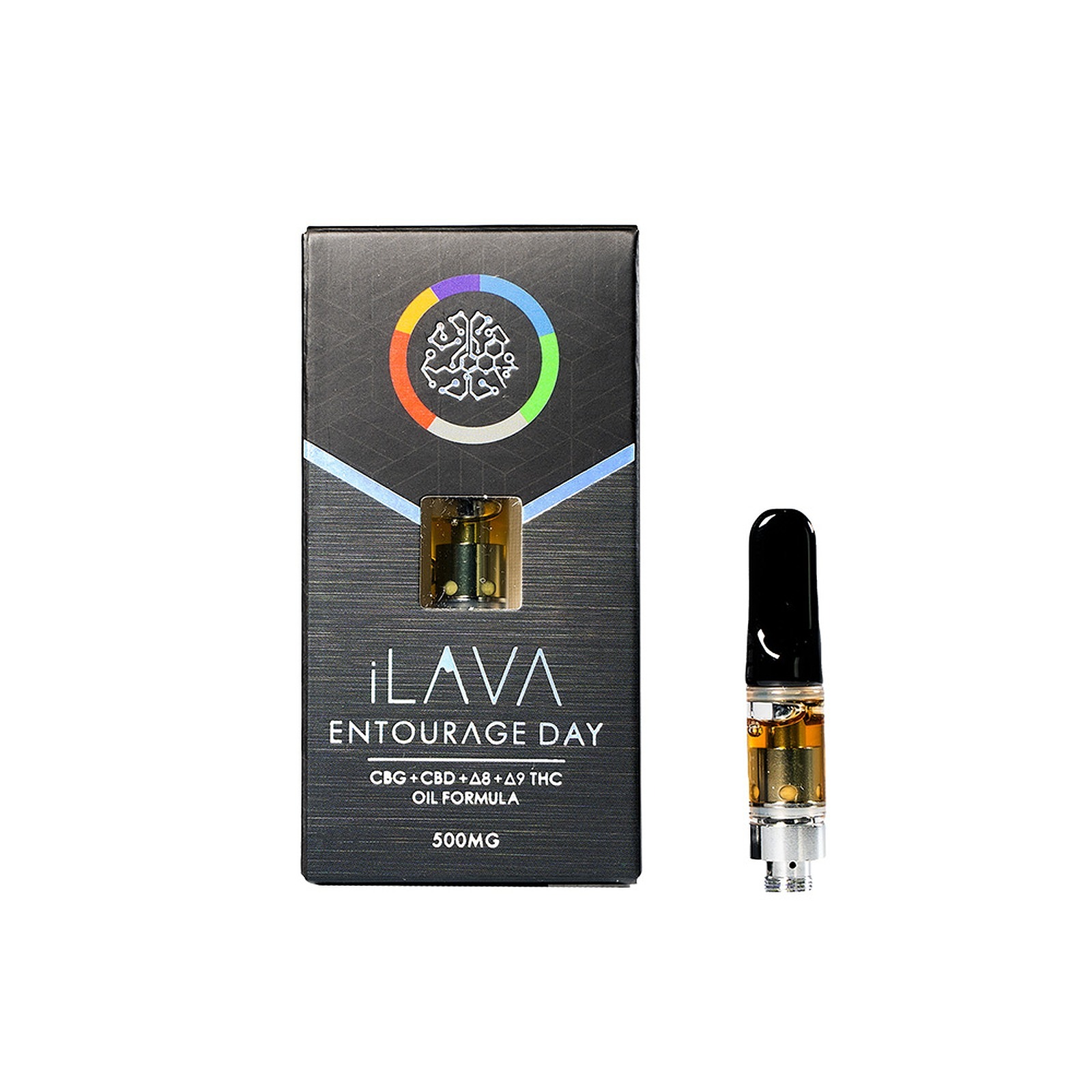 iLAVA: iLAVA Entourage DAY Cartridge 500mg - Maui Wowie [CBG + CBD + D8 + THC] | Leafly