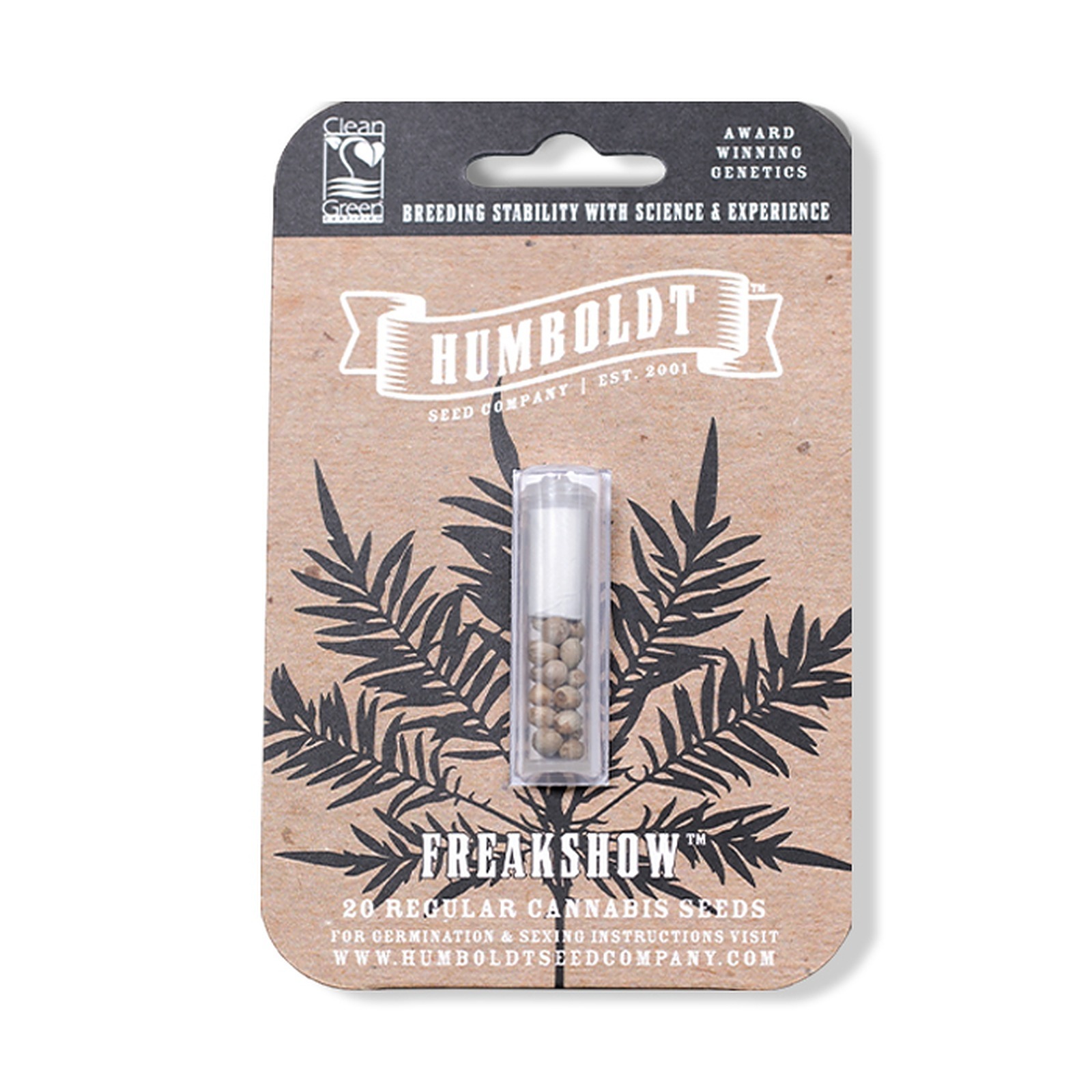 Humboldt Seed Company: Freakshow Regular Seeds 20-pack | Leafly