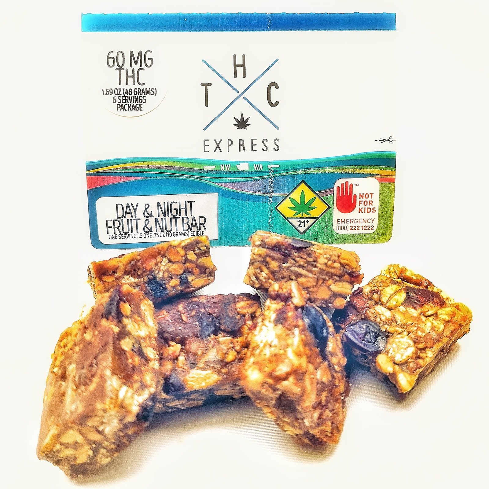 THC Express: Day/Night - Olympic Range Fruit & Nut Bar Indica/Sativa ...