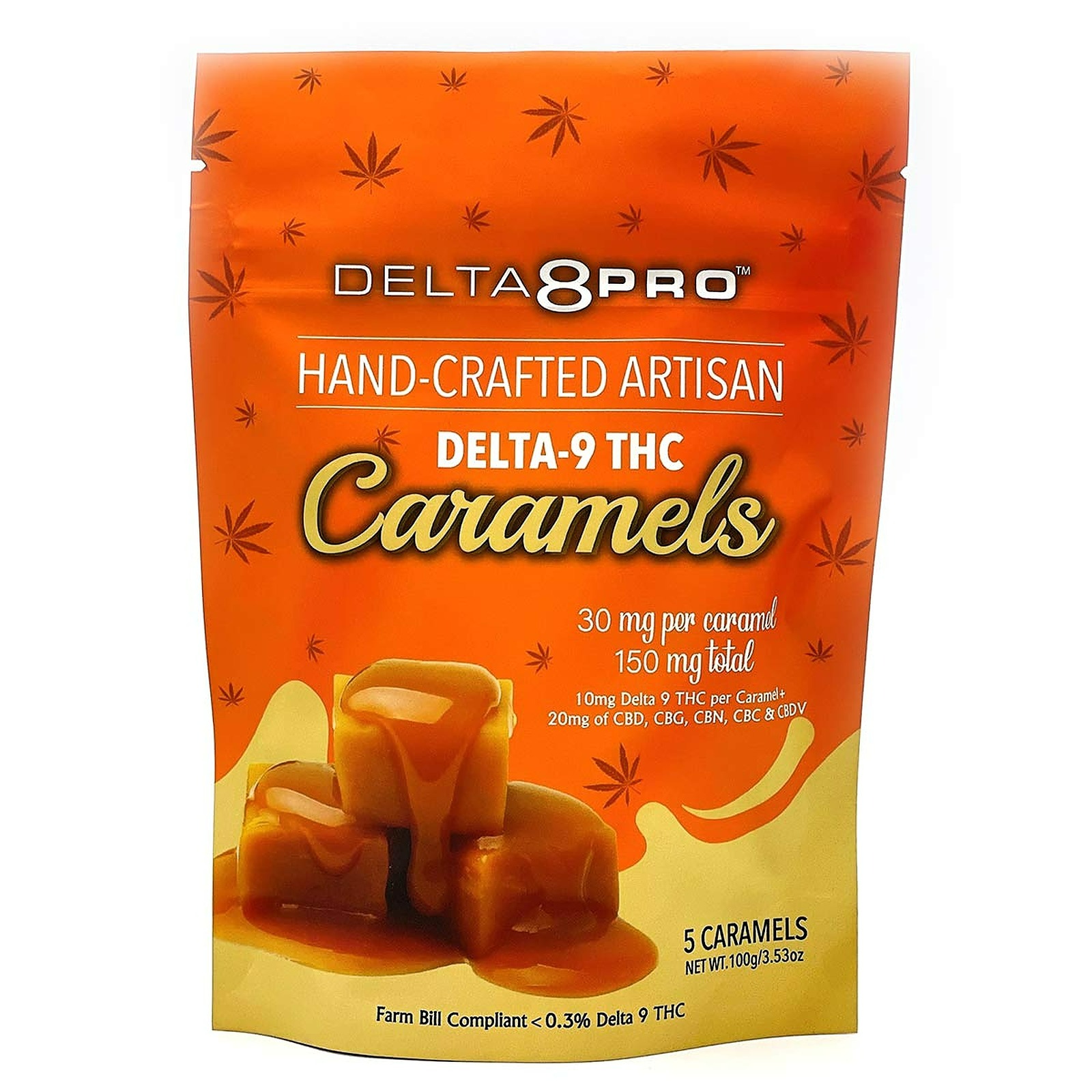 Delta 8 Pro: 30mg Delta-9 Artisan Caramels | Leafly