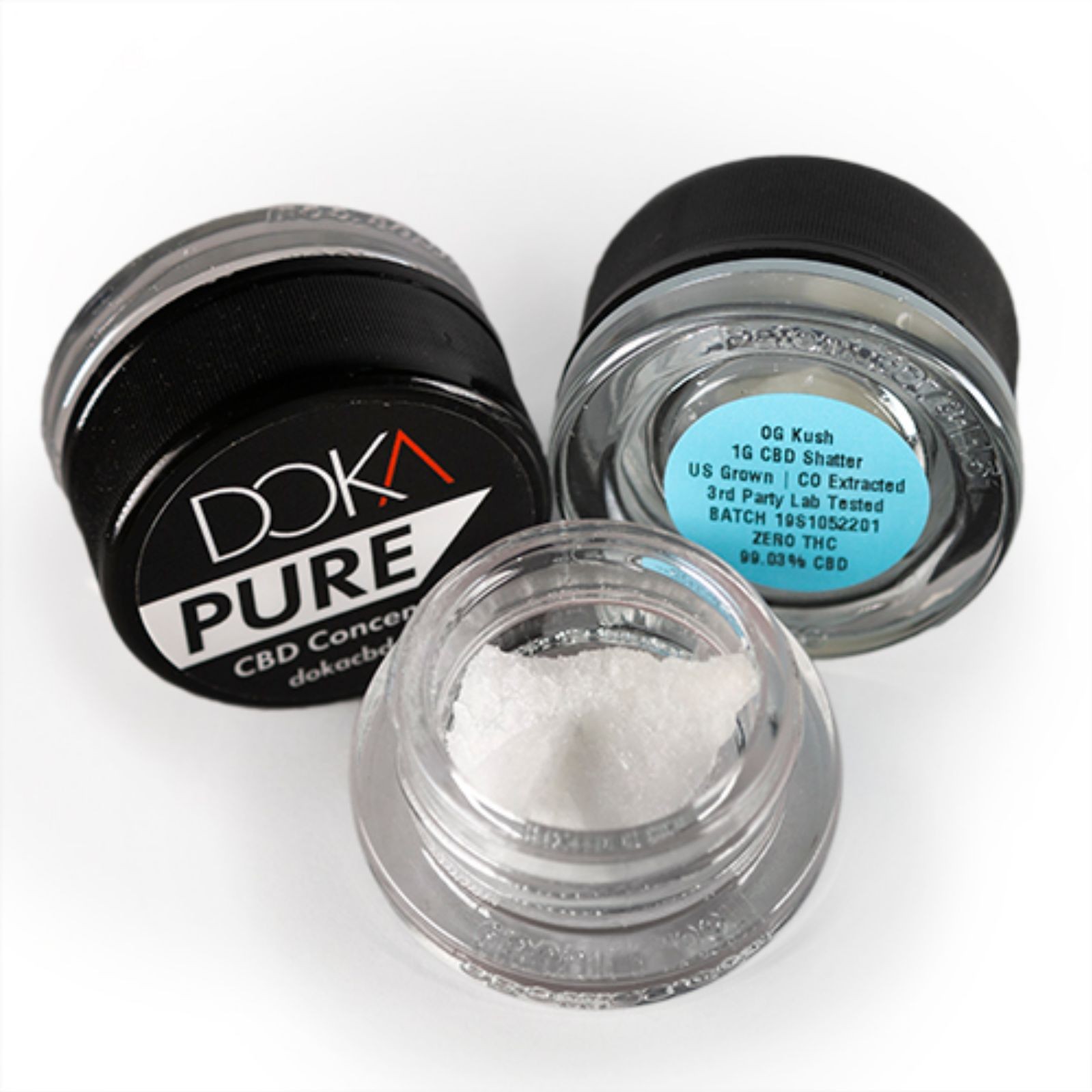 Doka: Pure CBD Shatter - OG Kush | Leafly