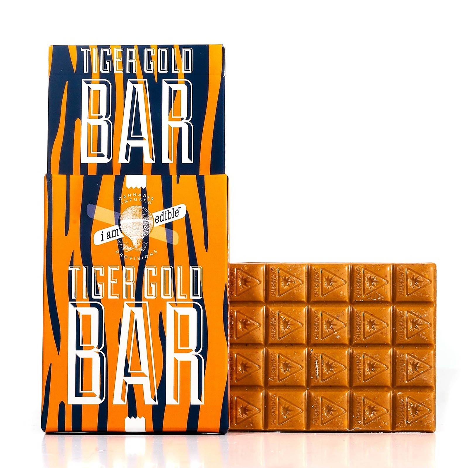 i am edible: Tiger Gold Chocolate Bar 100mg | Leafly