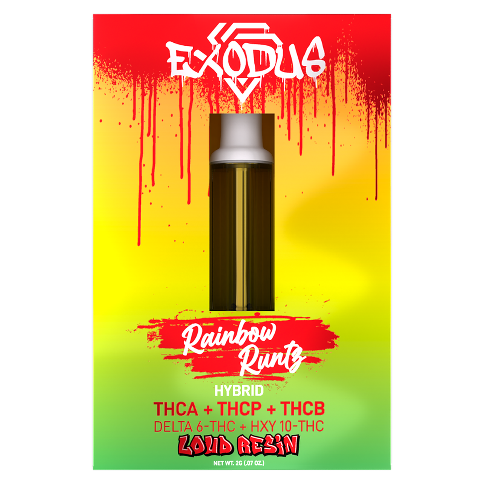 Exodus - Exoclub: Rainbow Runtz Zooted Cartridge 2G | Leafly