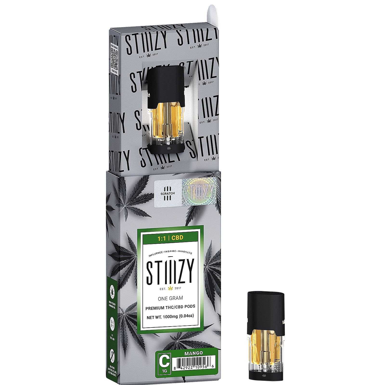 STIIIZY: MANGO 1:1 (CBD/THC) - PREMIUM THC POD 1G | Leafly STIIIZY: MANGO 1:1 (CBD/THC) - PREMIUM THC POD 1G | Leafly