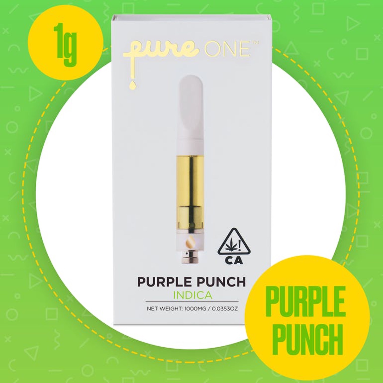 Pure Vape: Pure One - Purple Punch [1000mg] | Leafly