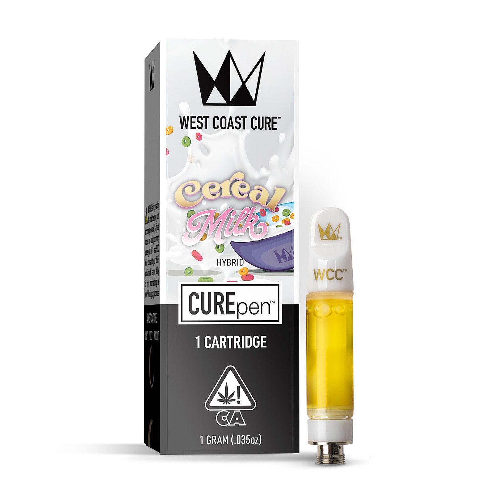 West Coast Cure: Cereal Milk CUREpen Cartridge - 1g | Leafly