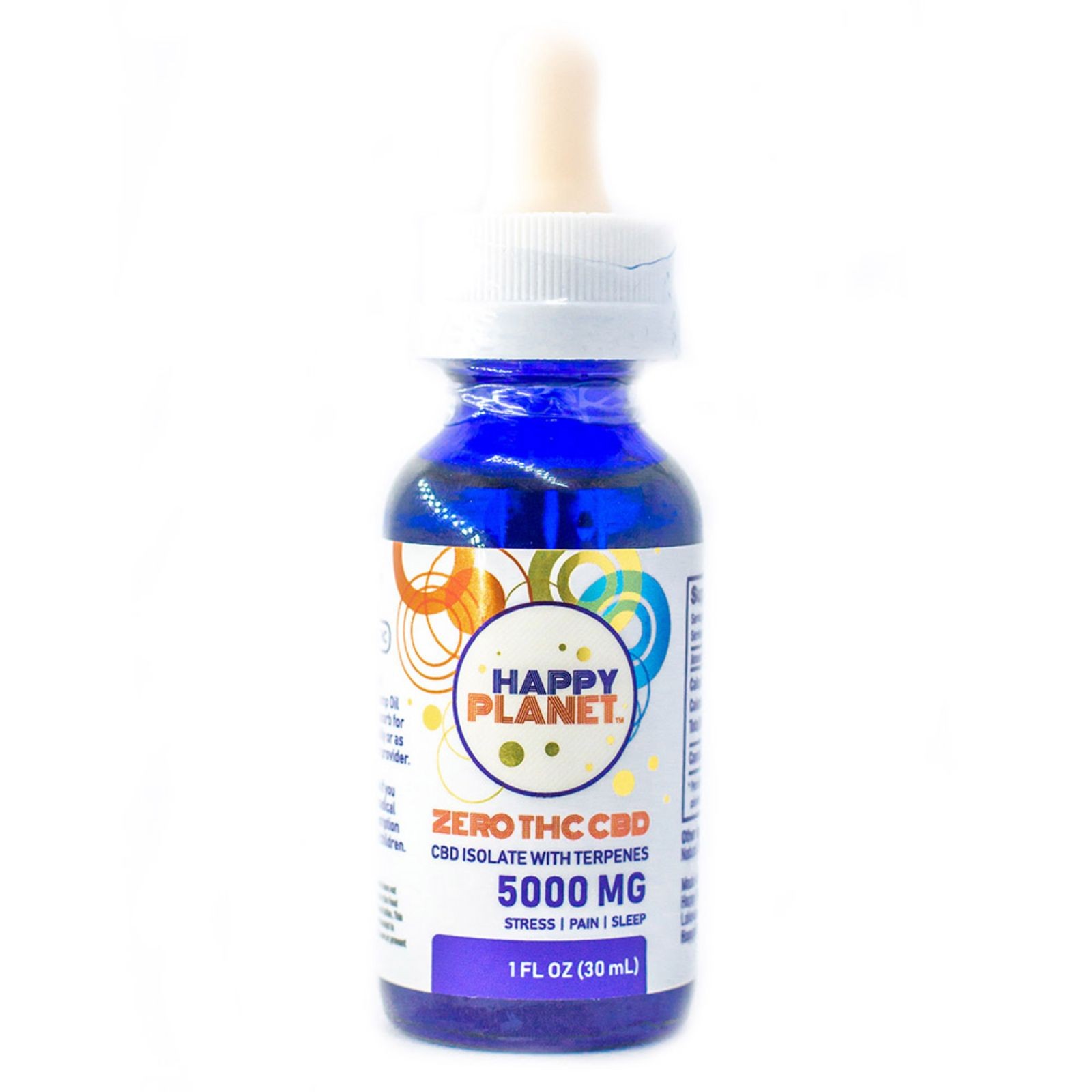 Happy Planet CBD: 5000MG | CBD Oil Tincture - Zero THC | Leafly