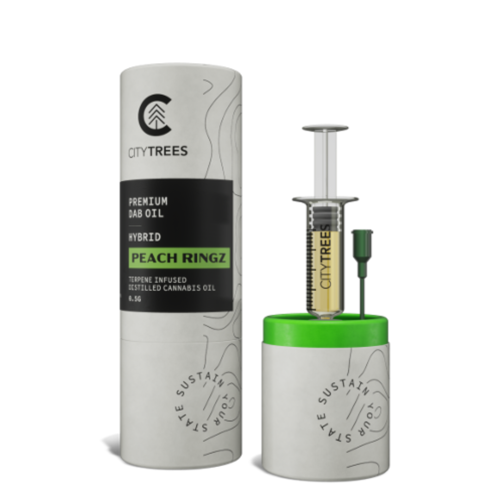 City Trees: City Trees .5g Peach Ringz Refill | Leafly