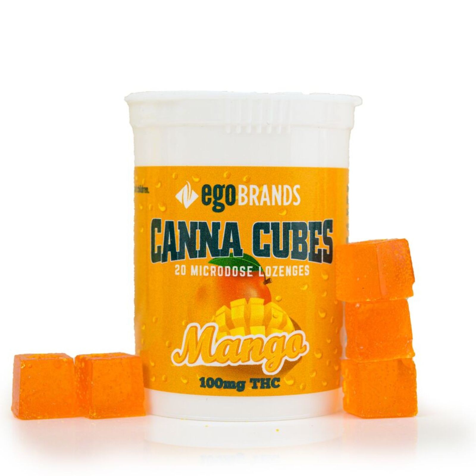 Evergreen Organix: Mango Canna Cubes - 100mg | Leafly
