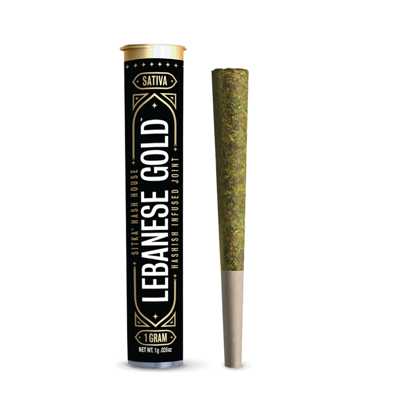 Sitka® Hash House: Lebanese Gold Hashish Pre-Roll 1g | Leafly