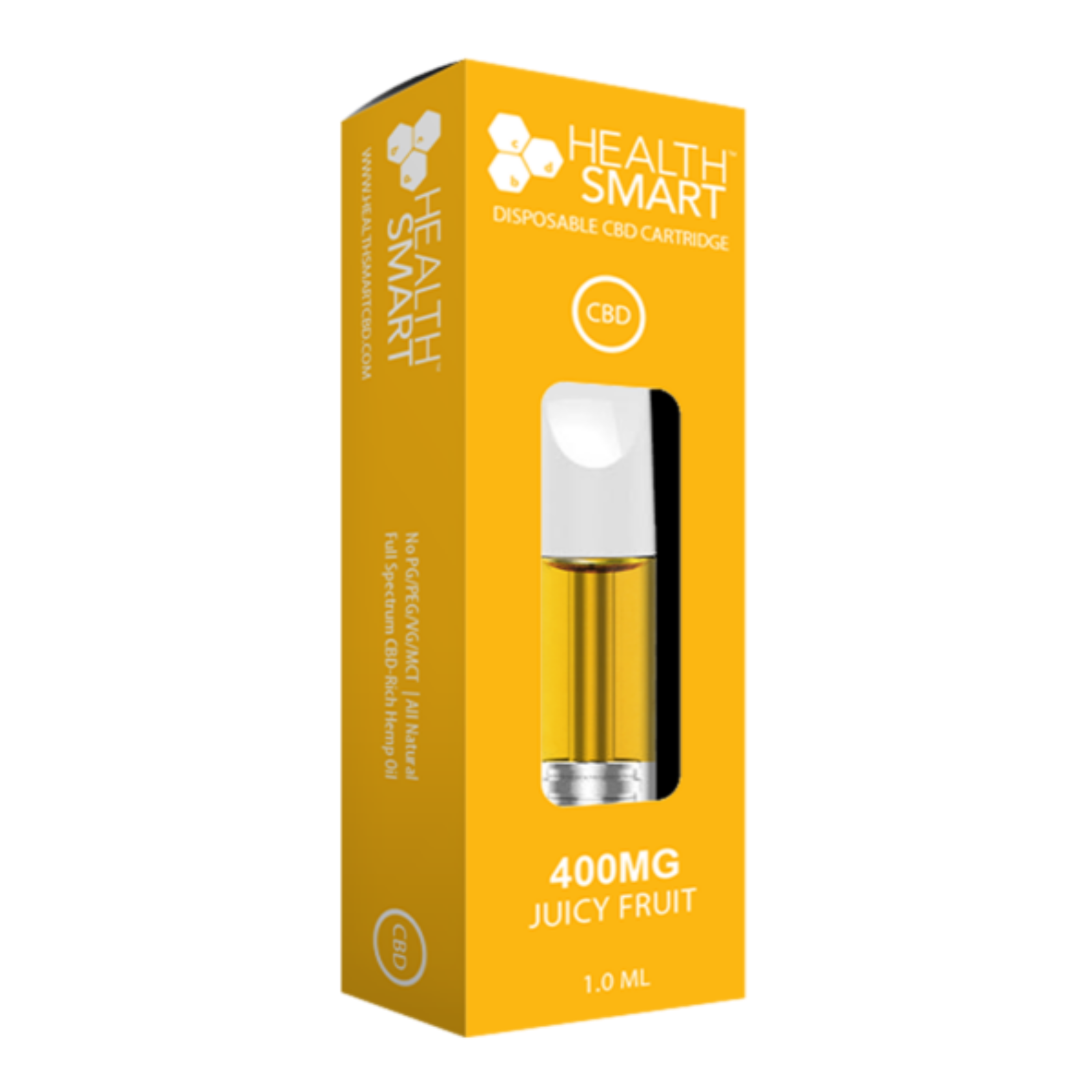 HealthSmart CBD: CBD Vape Cartridge (400mg) - Juicy Fruit | Leafly