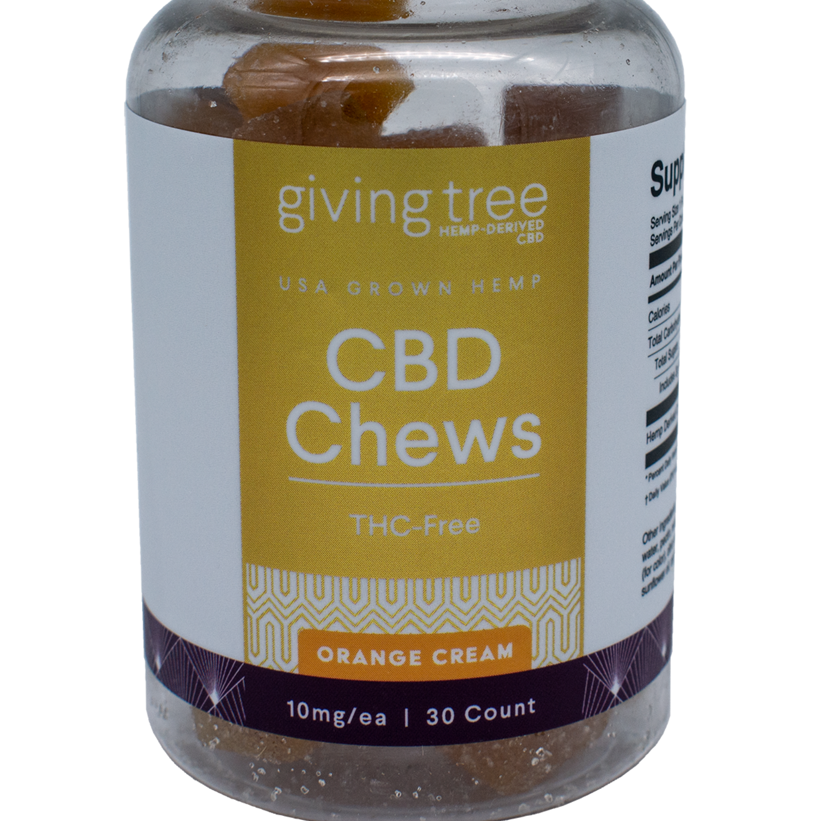 Giving Tree CBD: Orange Cream Chews - 300mg | Leafly