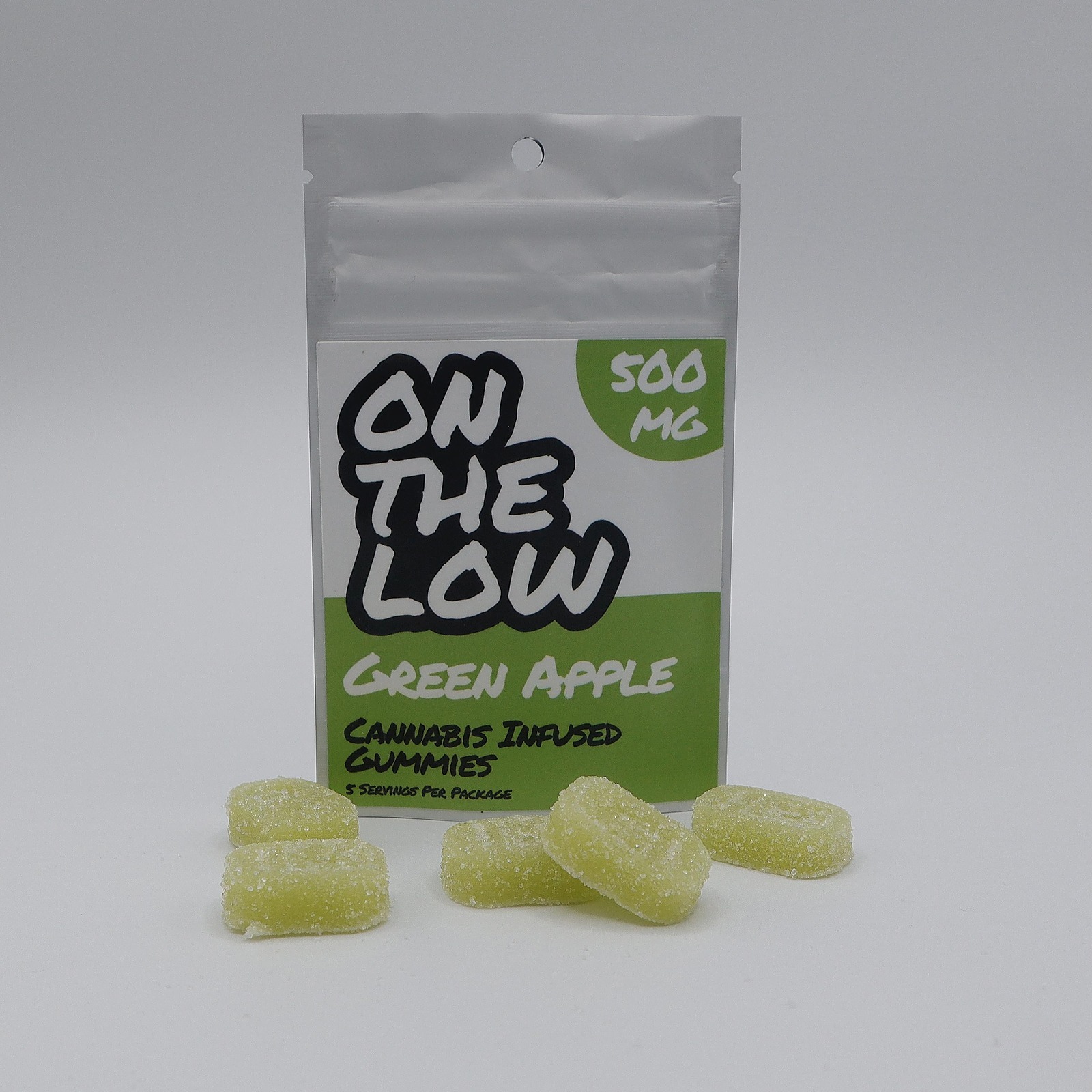 Pharmicated: OTL - Gummies - Green Apple - 500mg | Leafly
