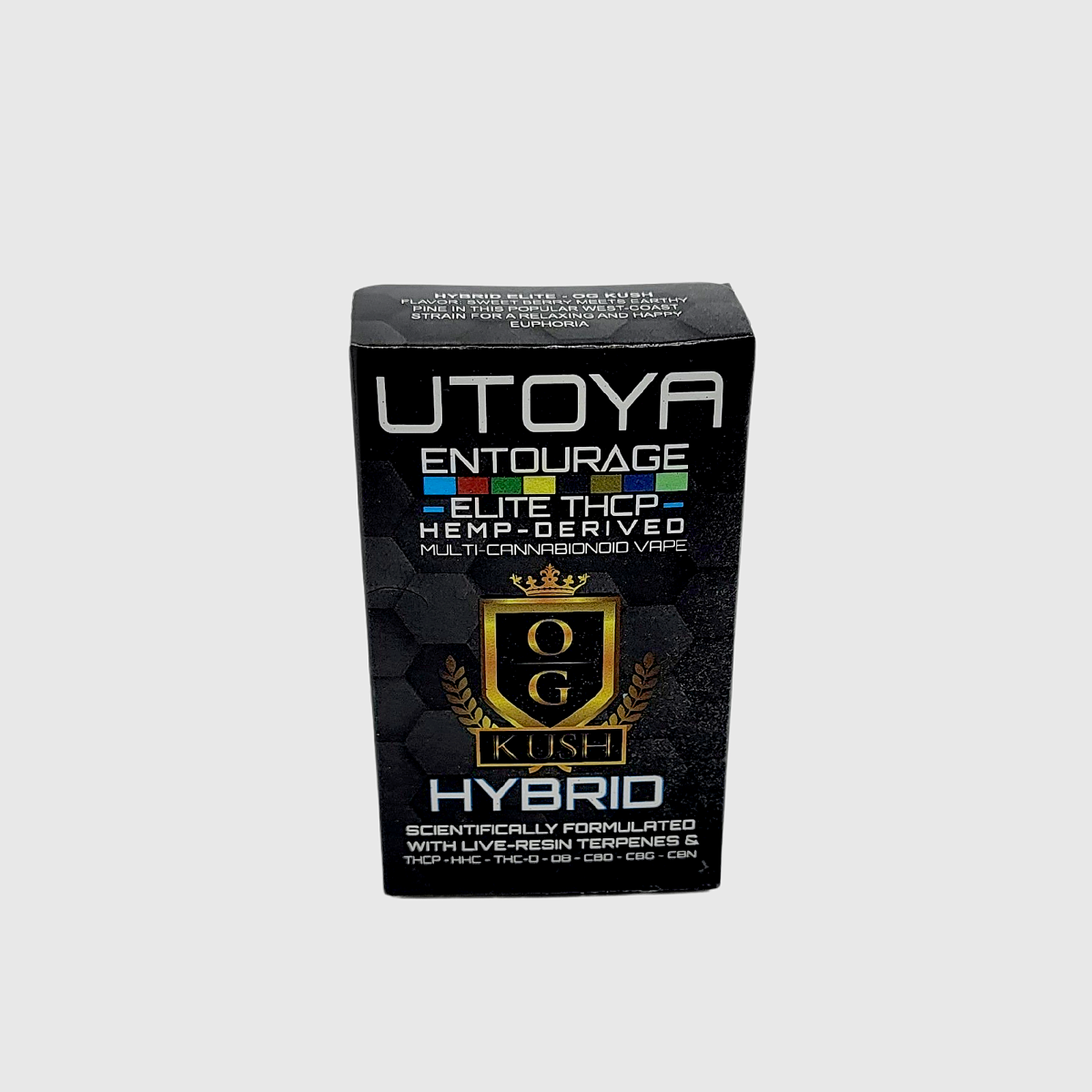 Utoya: Entourage Elite (THCP) – Hybrid – Vape Carts | Leafly