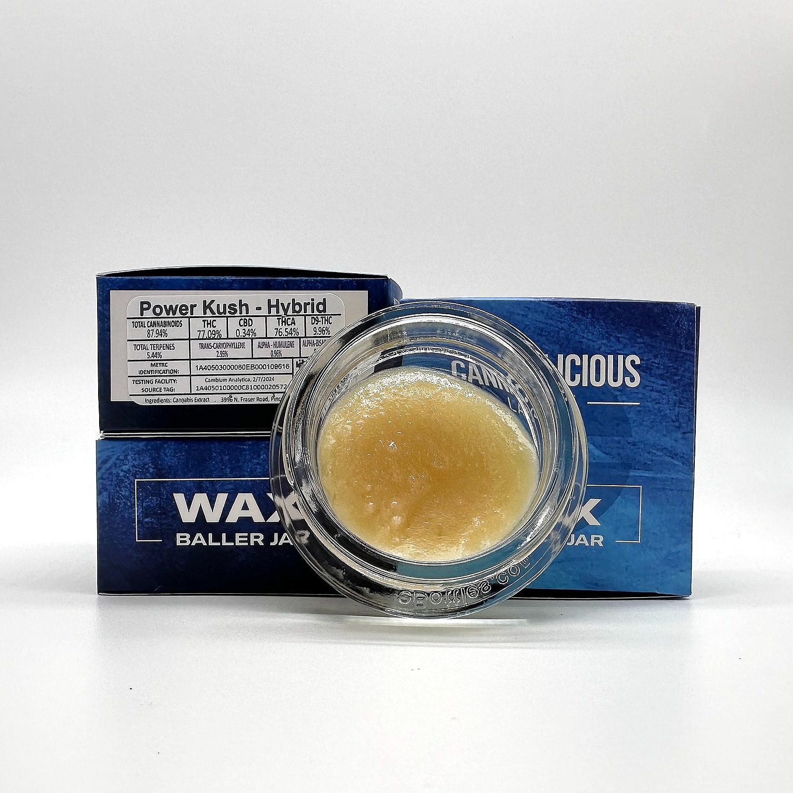Cannalicious Labs: Power Kush Wax - Hybrid | Leafly