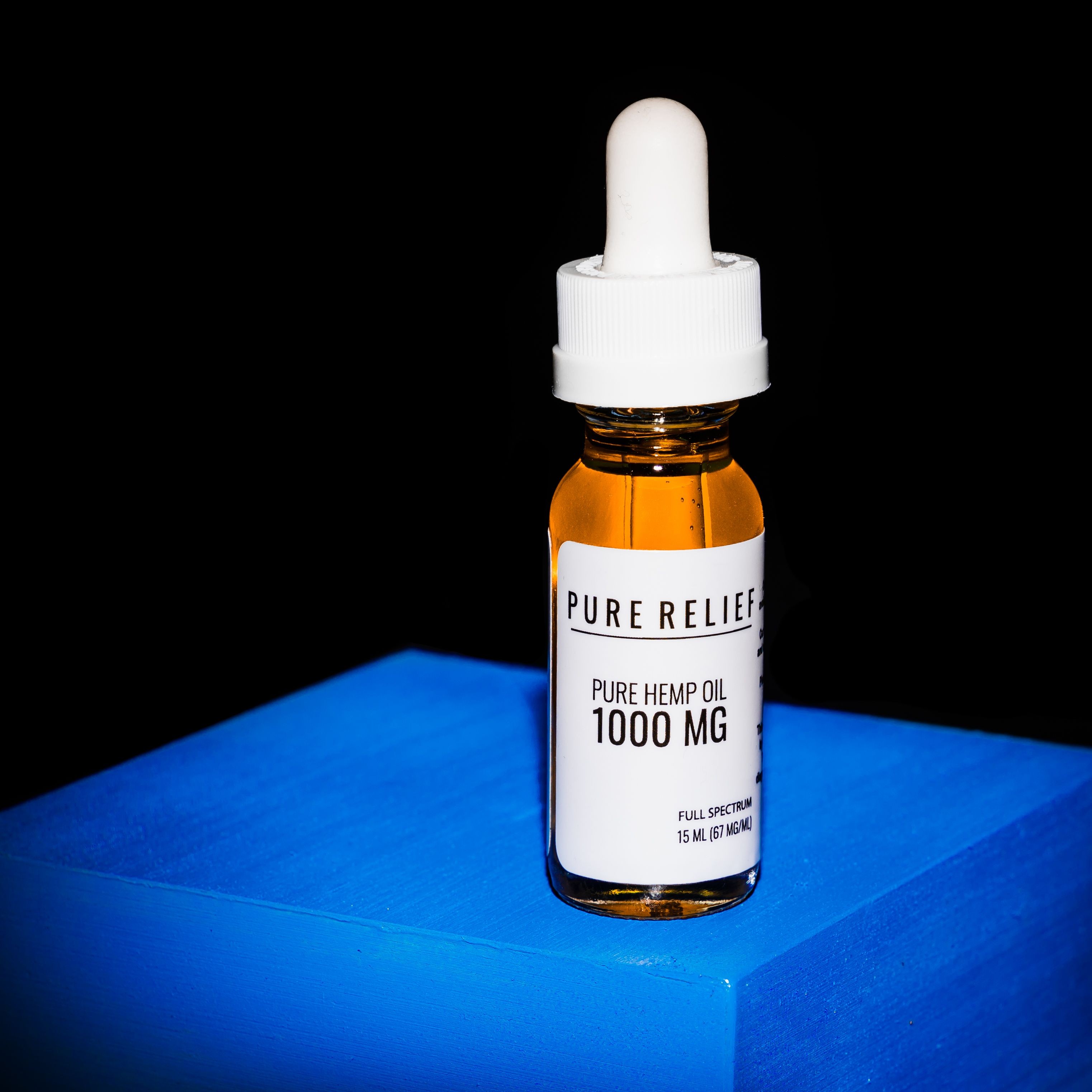 Pure Relief: 1000 MG PURE HEMP OIL CBD TINCTURE | Leafly
