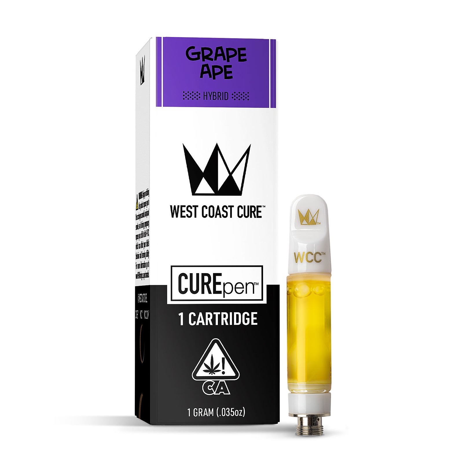 West Coast Cure: Grape Ape CUREpen Cartridge - 1g | Leafly